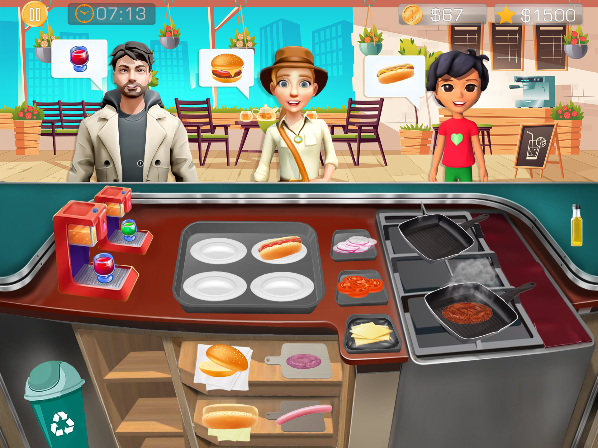 ArtStation - Game-play designed for a Cooking Game kit,