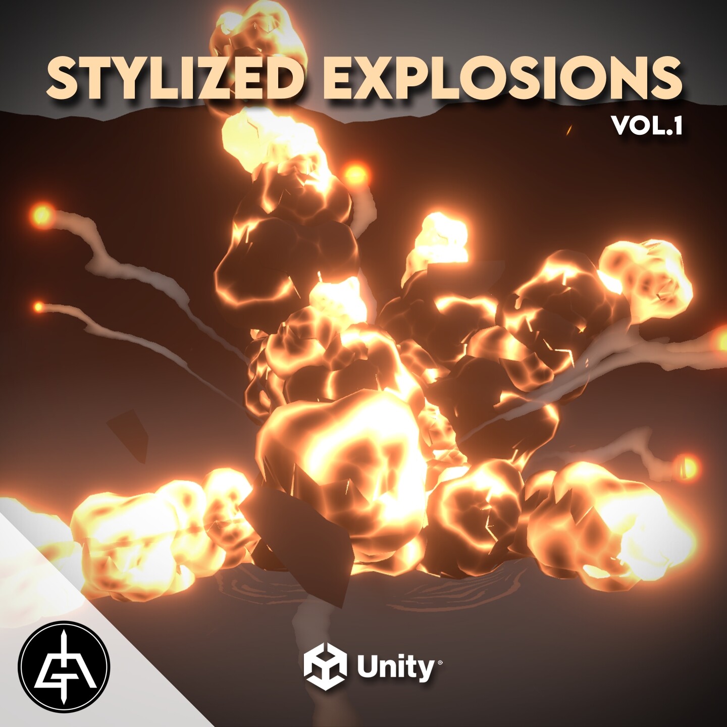 ArtStation - Unique Stylized Explosions Vol. 1