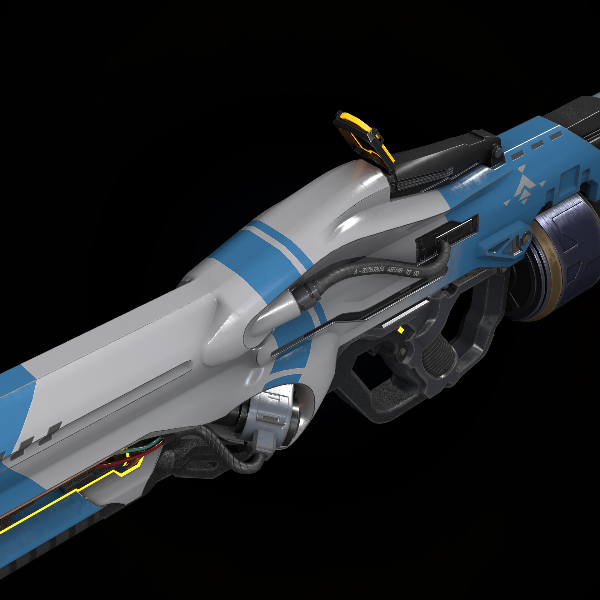 ArtStation - Light Machine Gun - Game asset