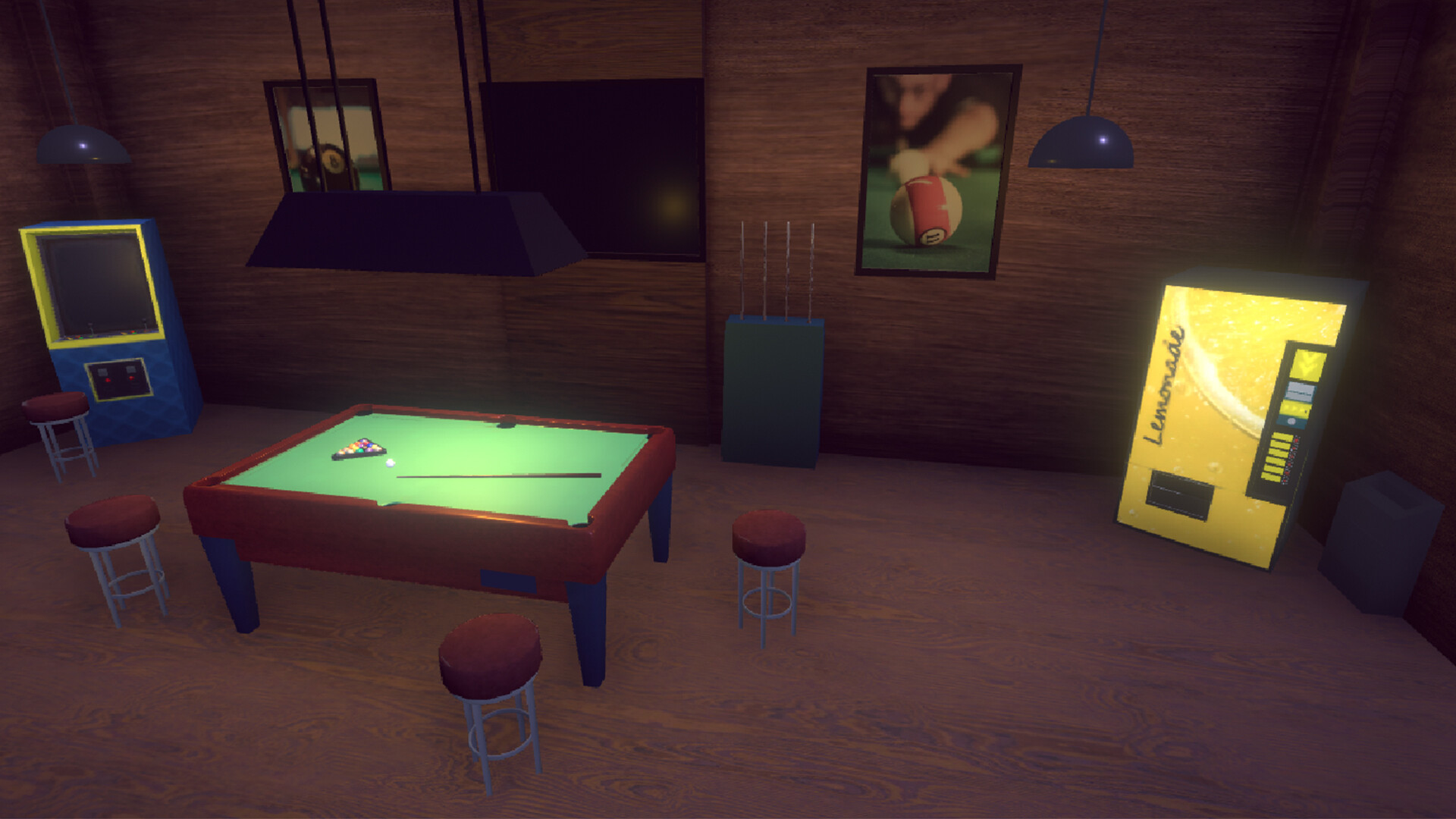 ArtStation - 3D Low Poly Pool Environment