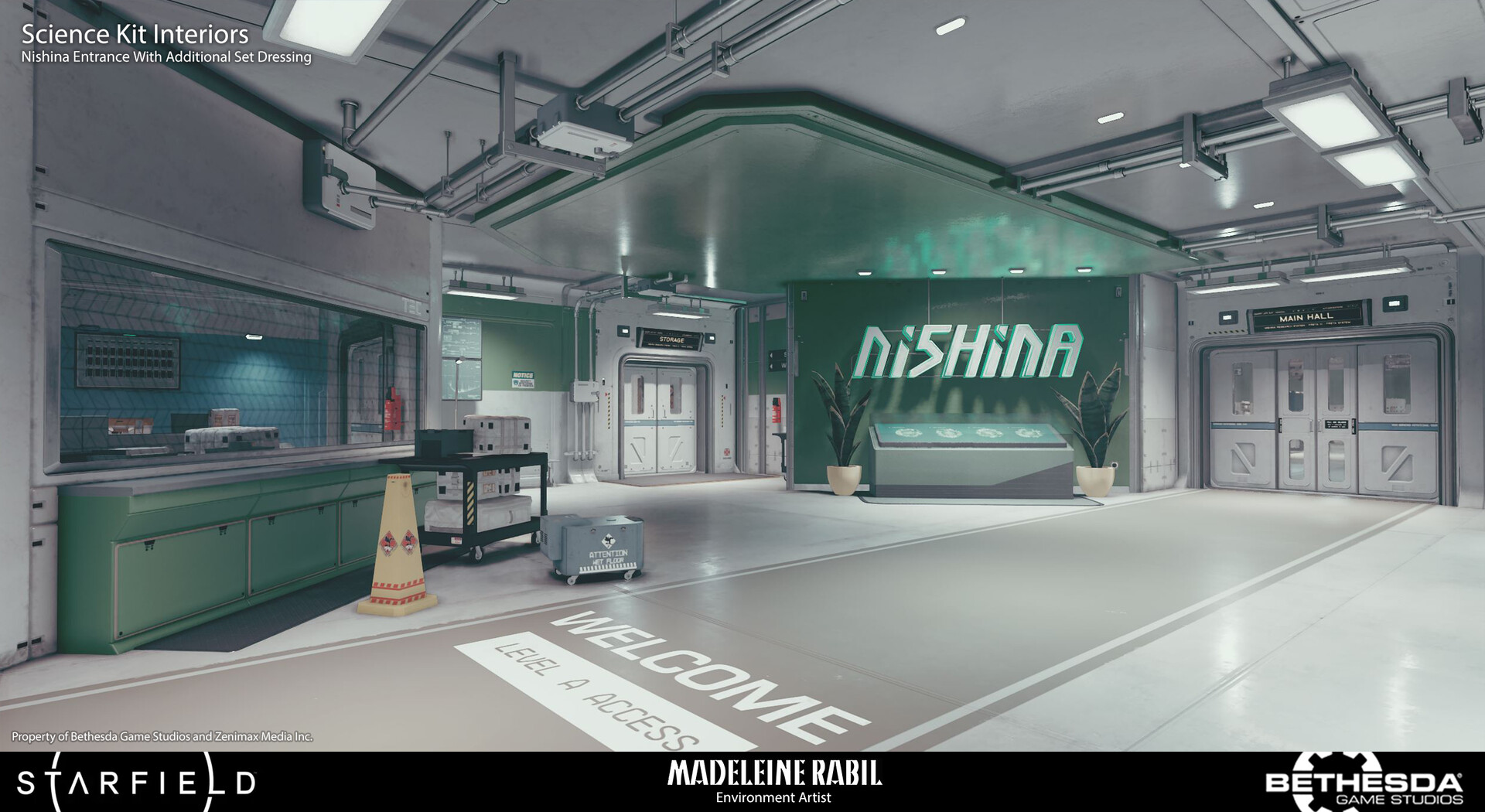 ArtStation - Starfield: Science Kit Interiors