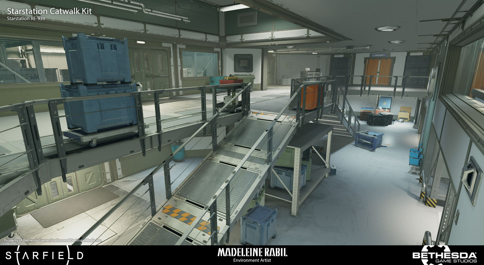 ArtStation - Starfield: Starstation Catwalk Kit