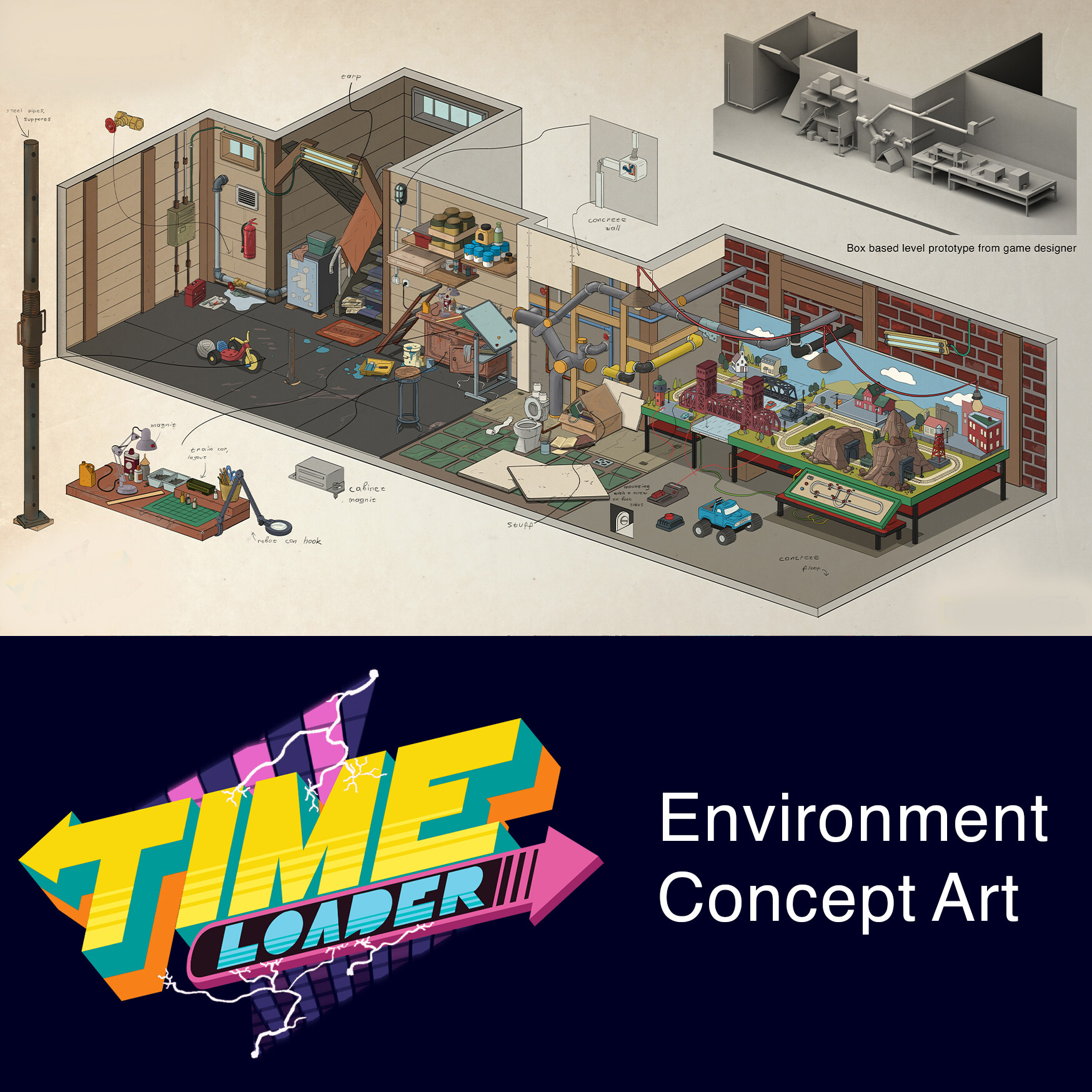 ArtStation - Time Loader - Locations, Props