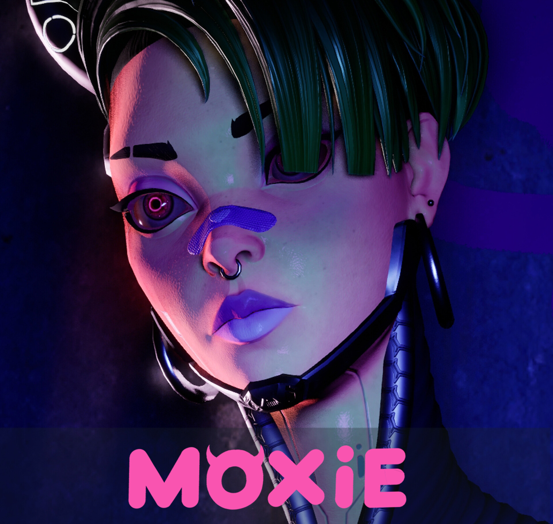 ArtStation - Moxie - game ready character model