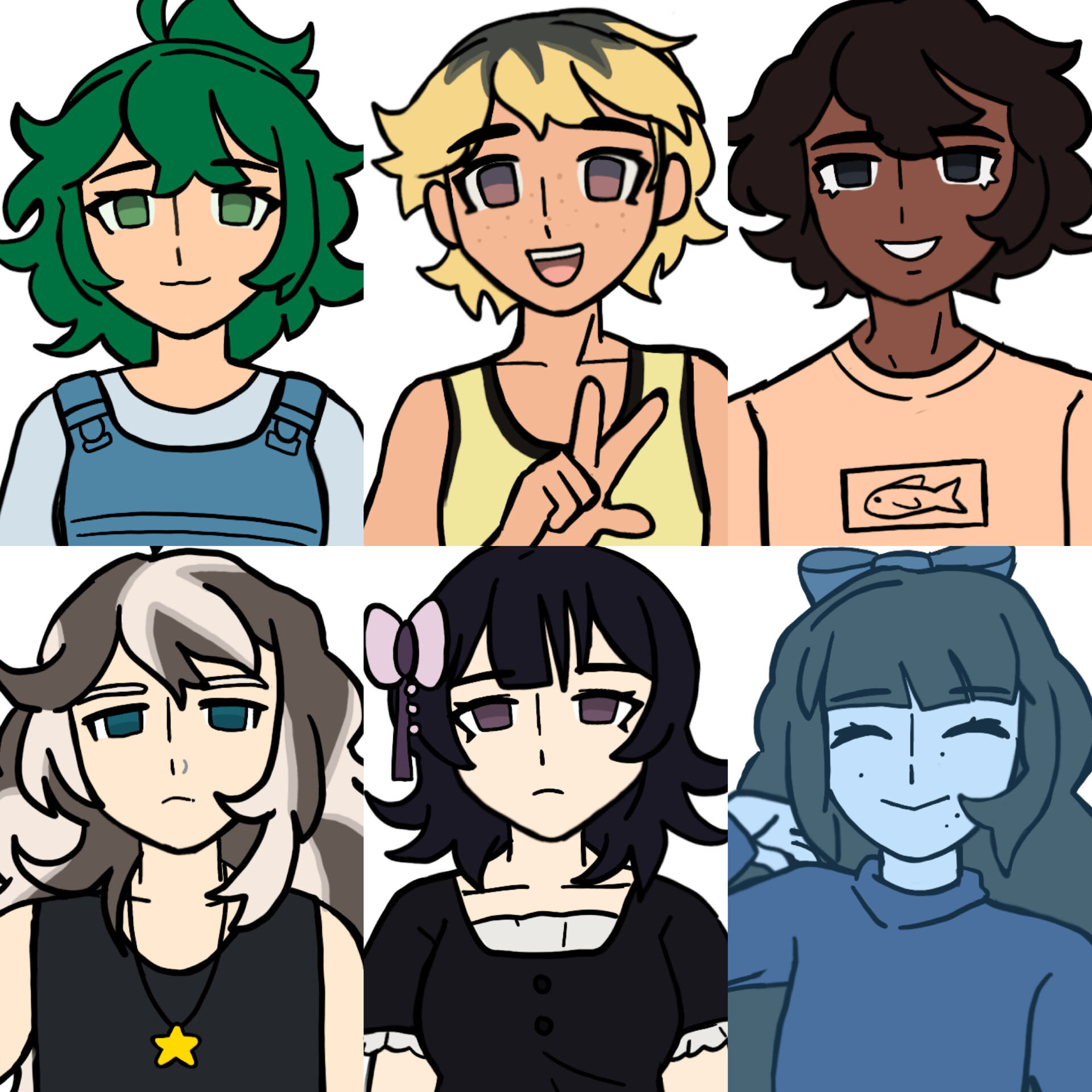 ArtStation - Character Lineup (OC)