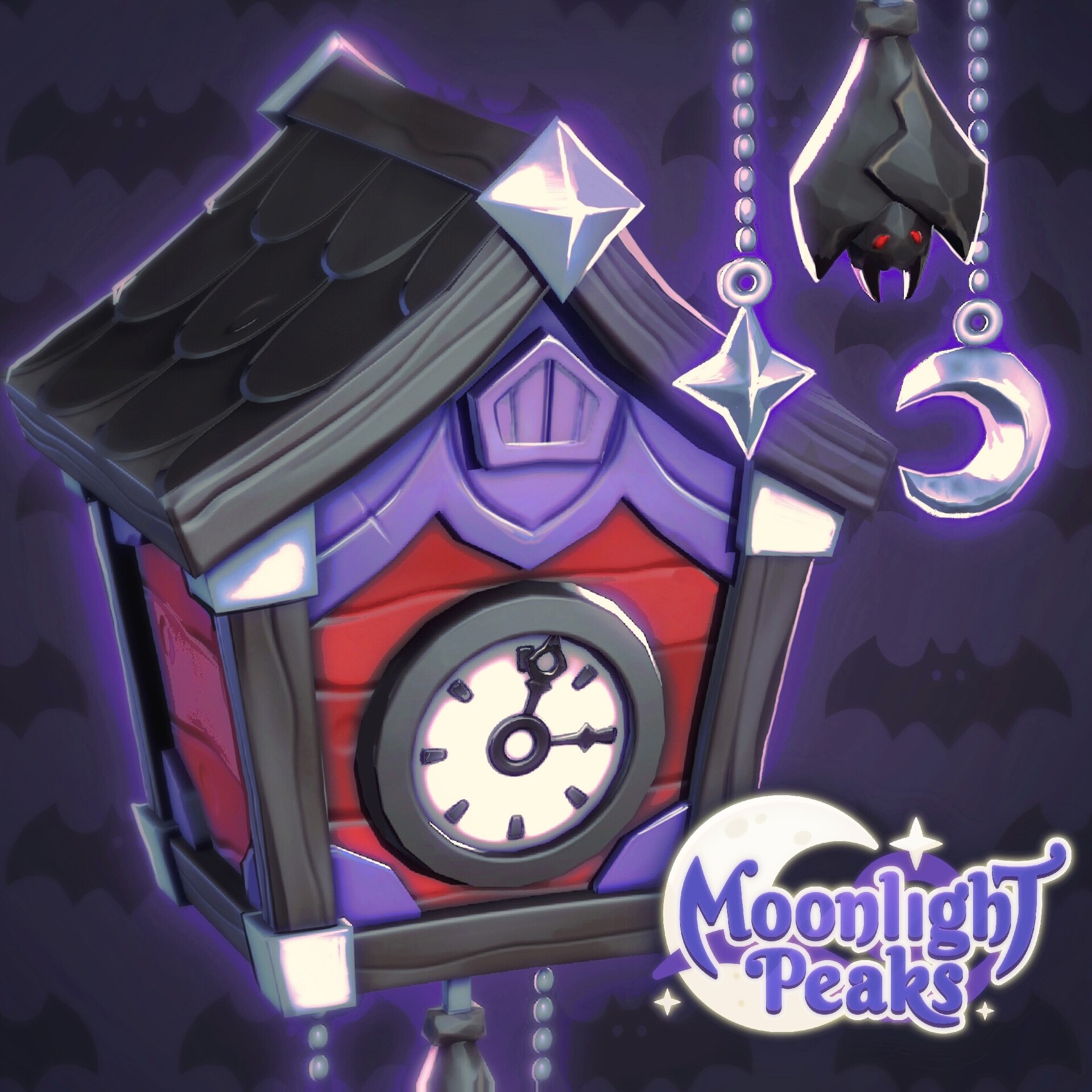 ArtStation - Moonlight peaks Fanart - Gothic Clock