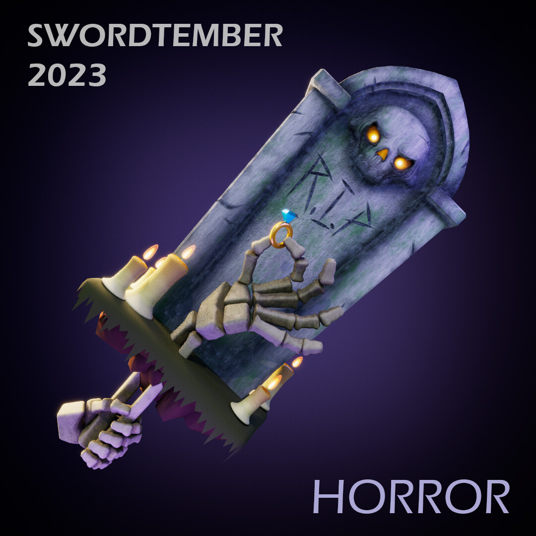ArtStation - Horror Sword - Swordtember 2023