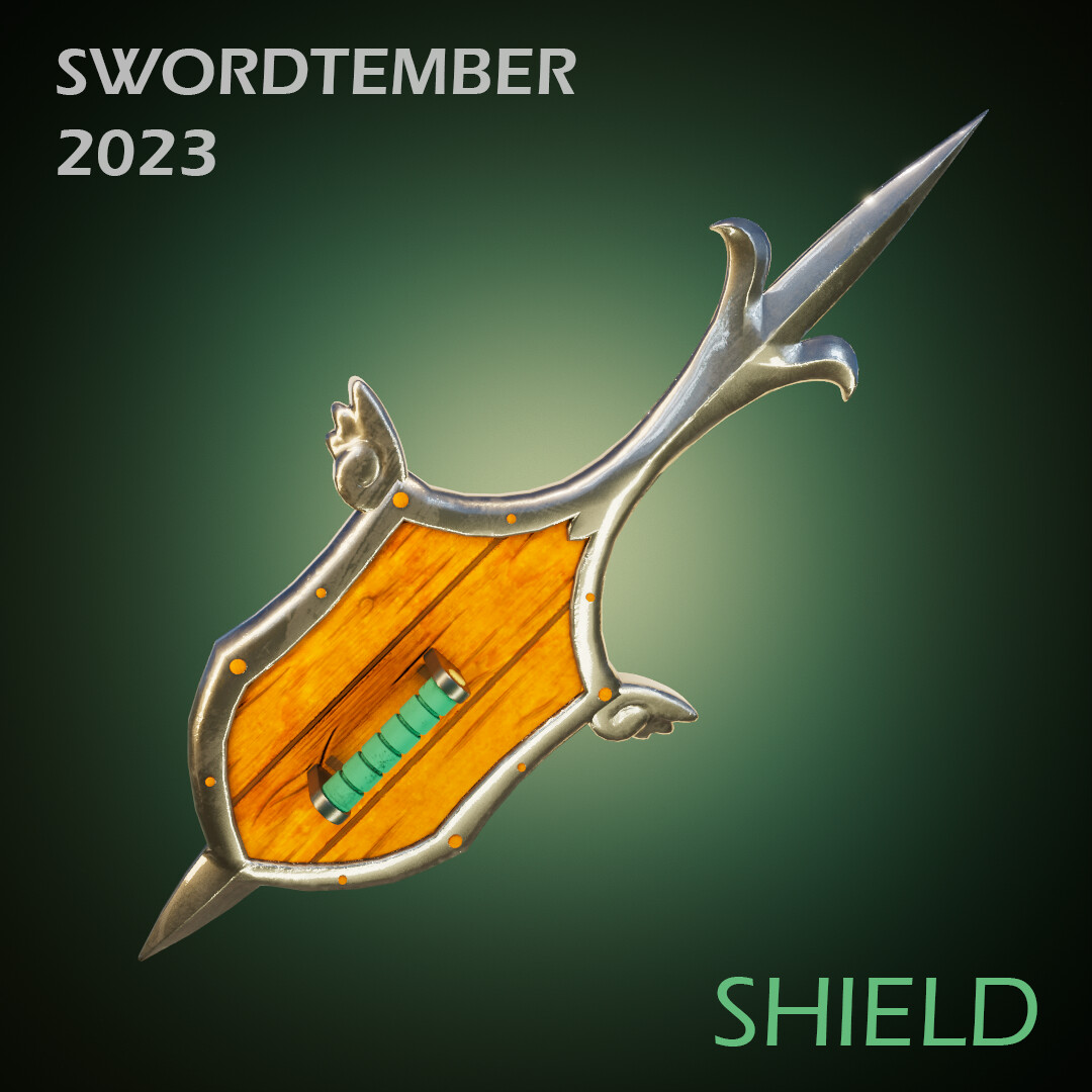 ArtStation - Shield Sword - Swordtember 2023