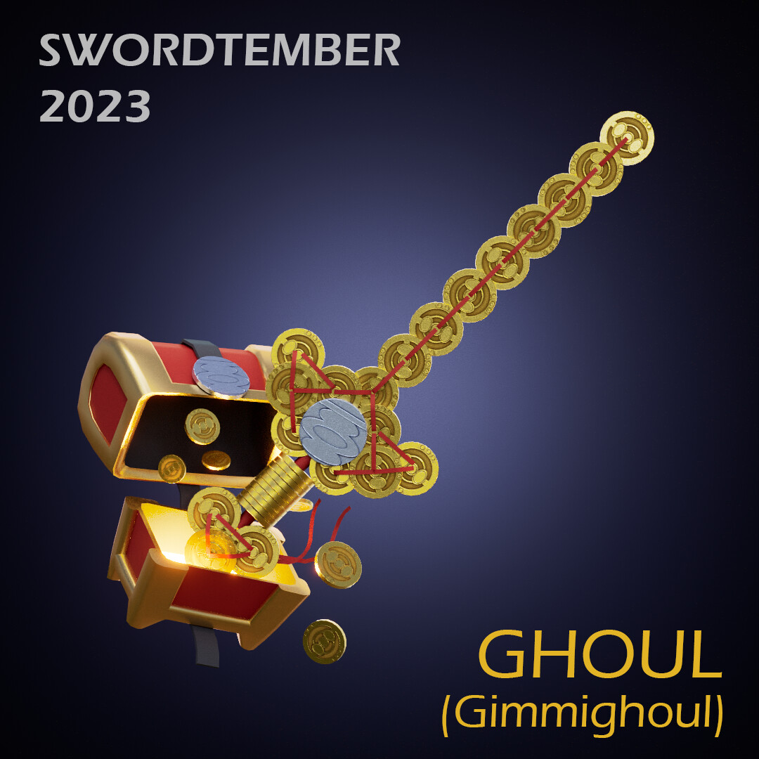 Christian Sanchez - Ghoul (Gimmighoul) Coin Sword - Swordtember 2023