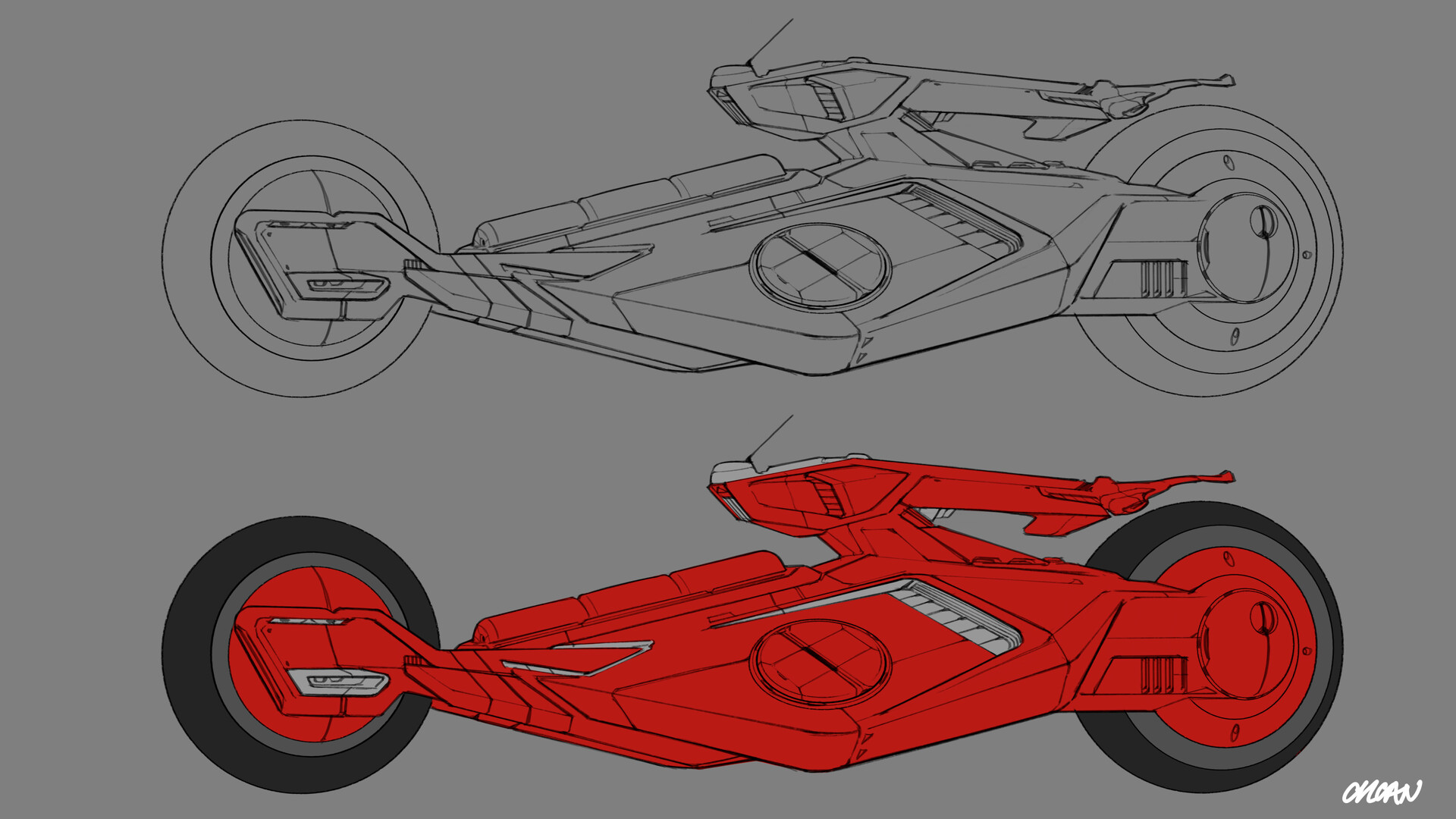 ArtStation - Firefighting CyberBike