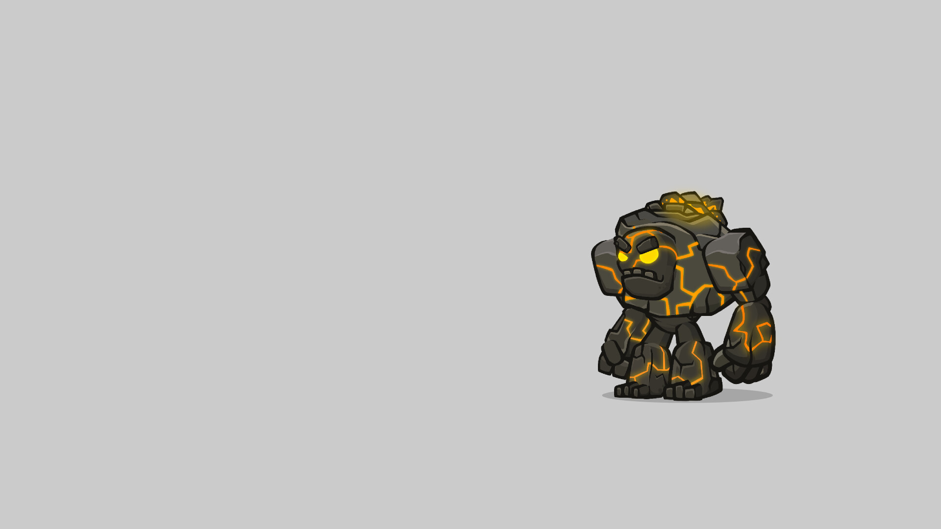 ArtStation - Rock golem game sprites