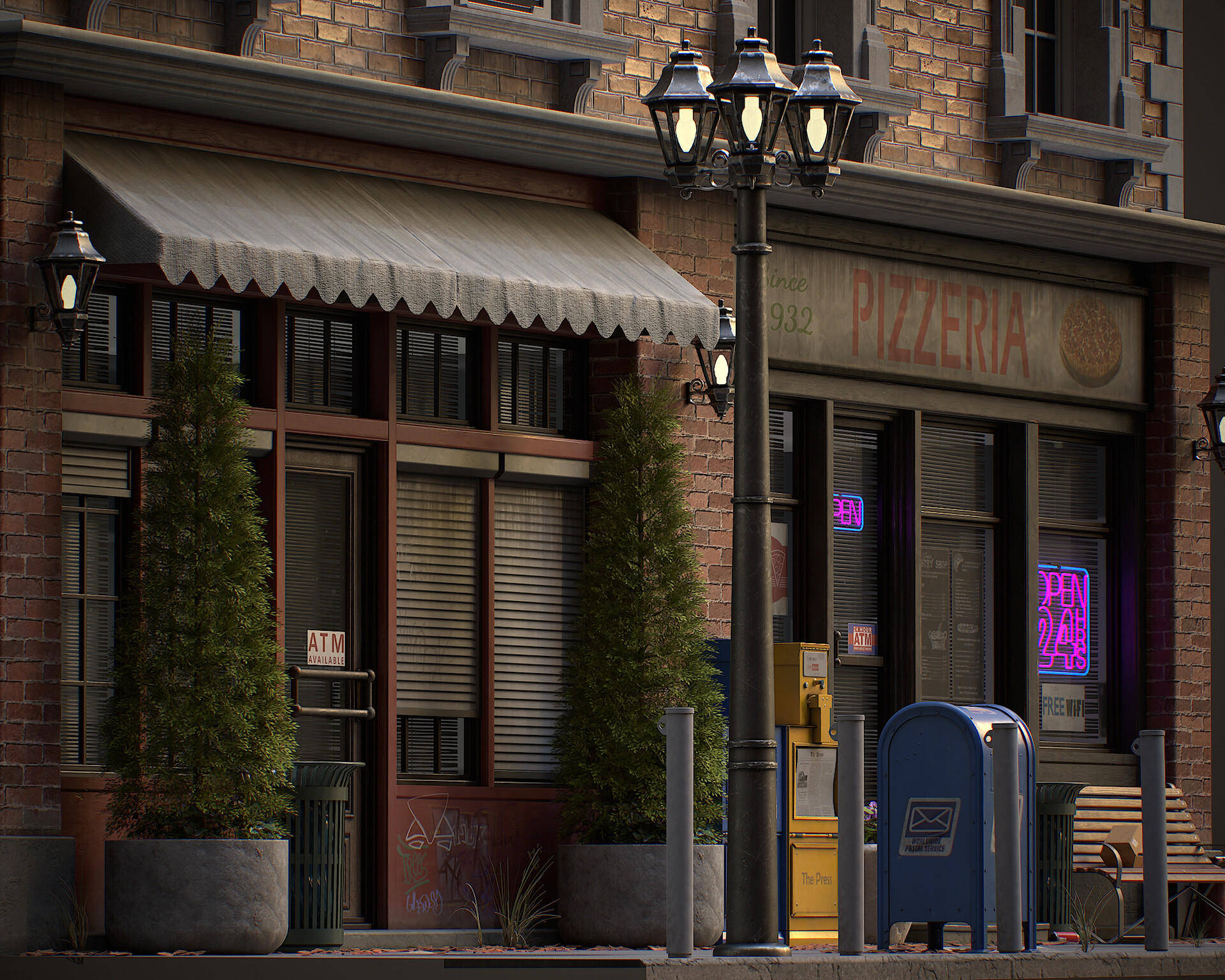 ArtStation - USA Style Environment Art