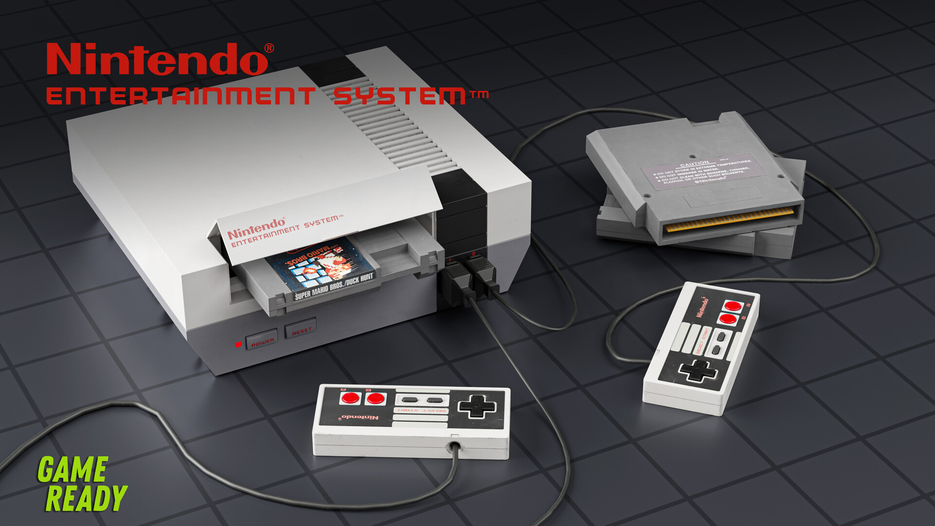 ArtStation - NES Console – Nintendo 8 Bits | Lowpoly | 4K Textures