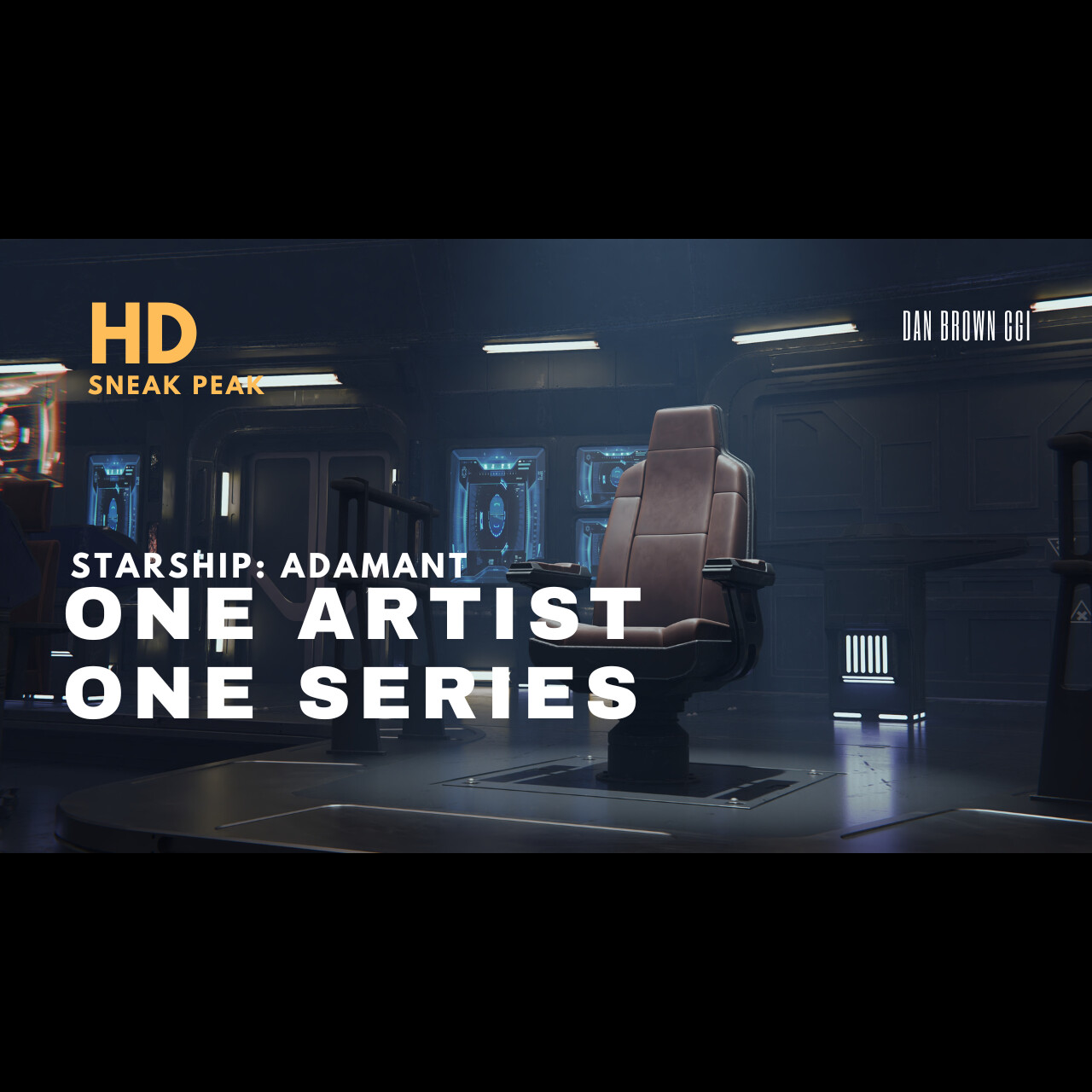 Dan Brown CGI | Sci-fi Art - Starship: Adamant EP 2 SCN 4