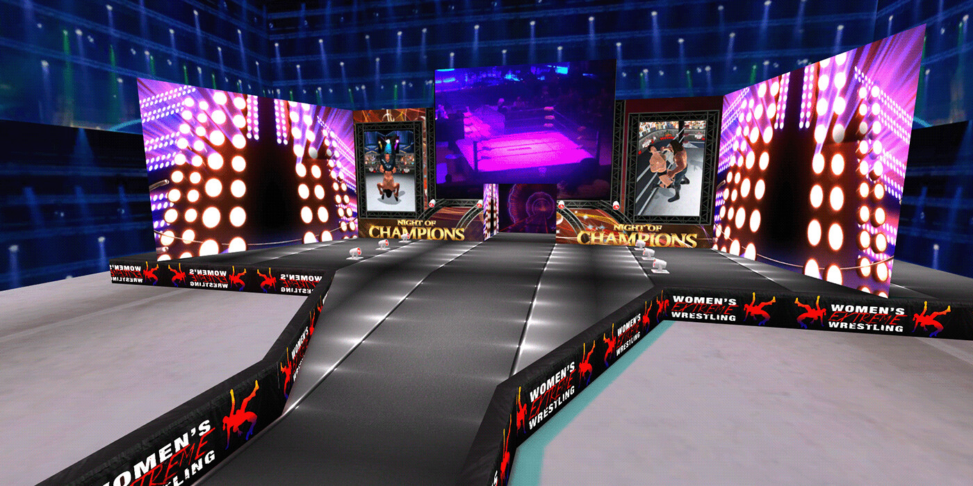 ArtStation - Wrestling Environment