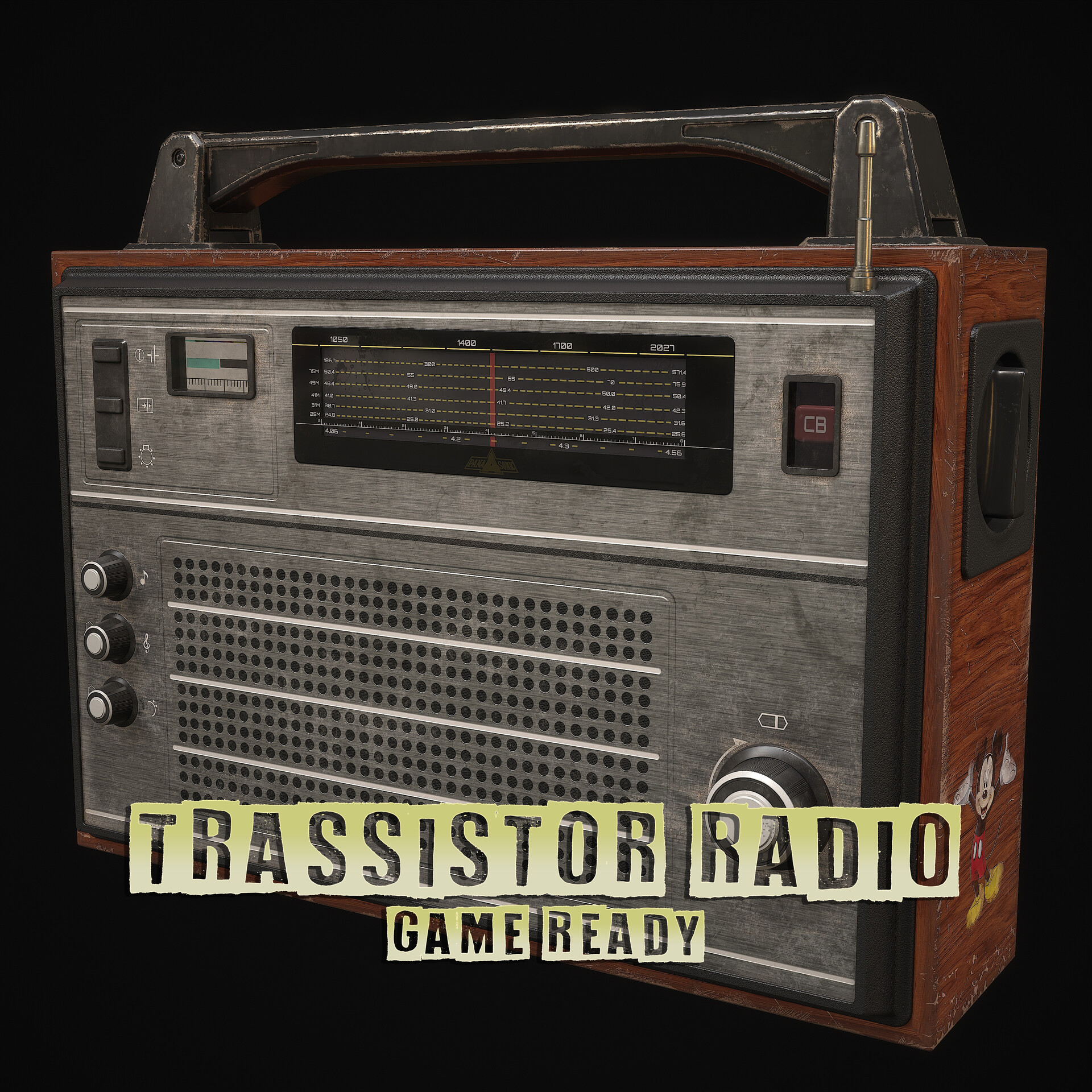 ArtStation - Transistor Radio | Game Ready