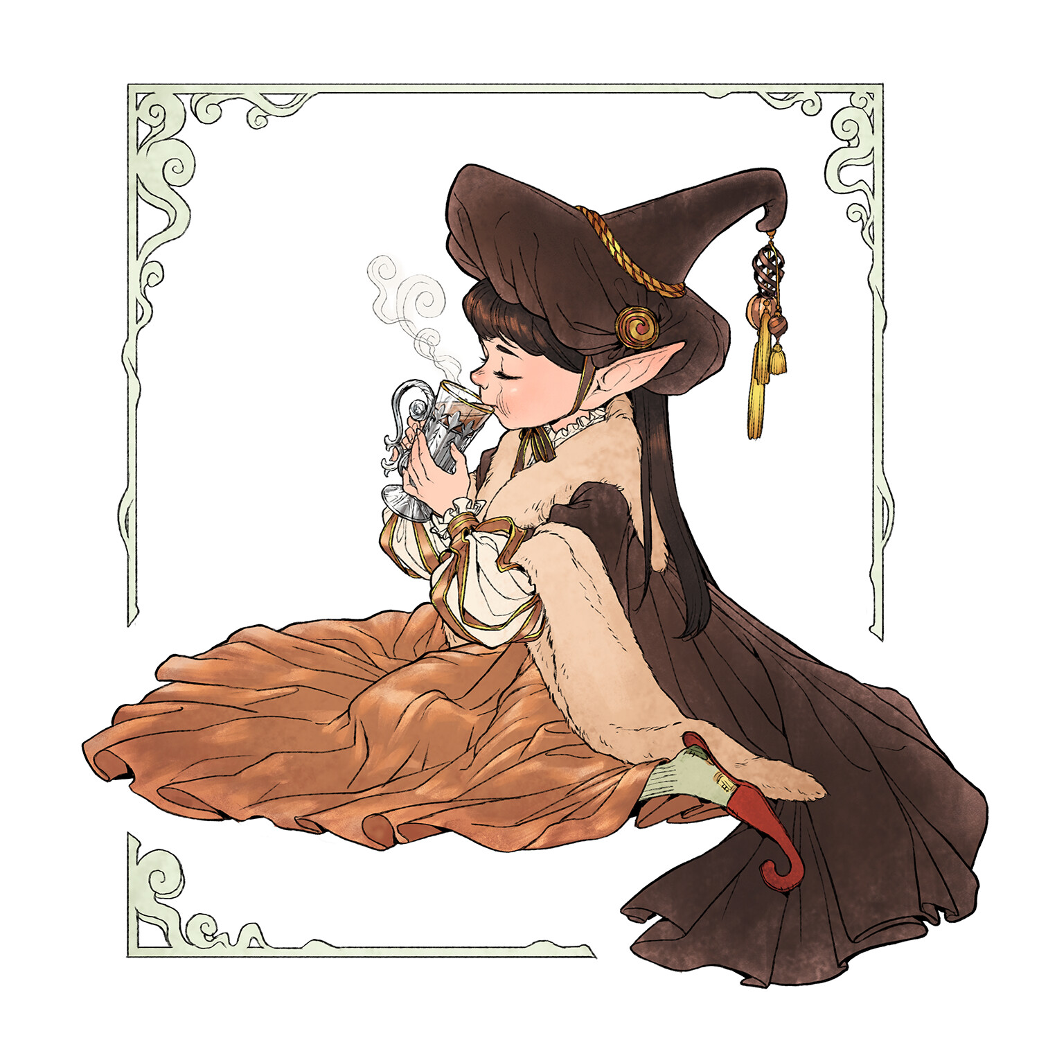 ArtStation - Winter Elves - Hot Chocolate