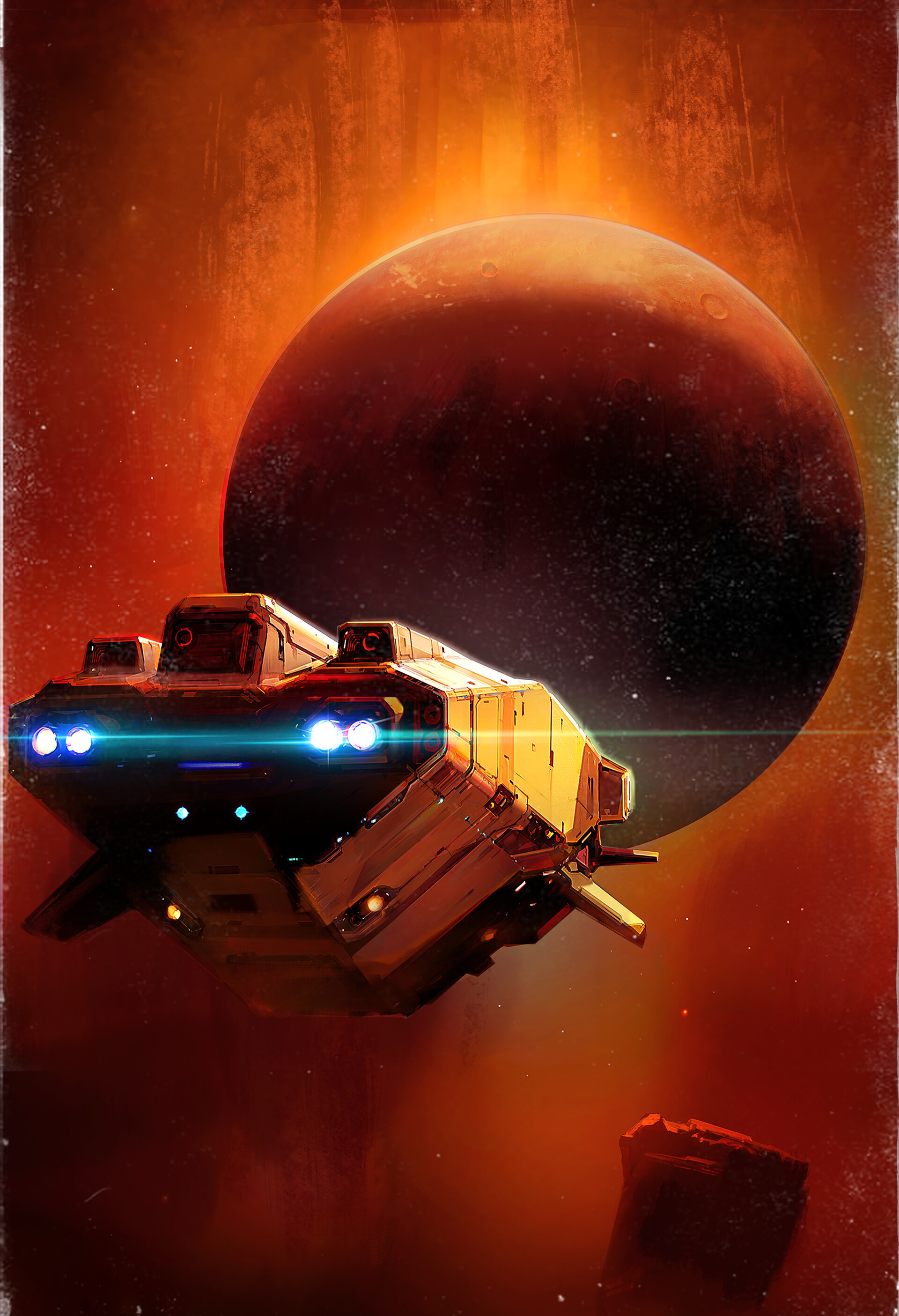 ArtStation - Key art of the Earthless game