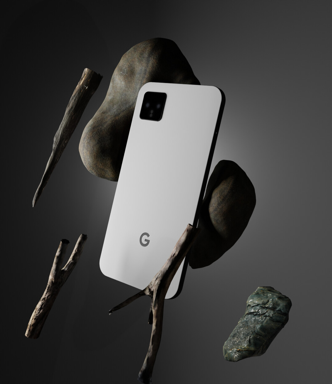 ArtStation - 3D model of Google pixel 4