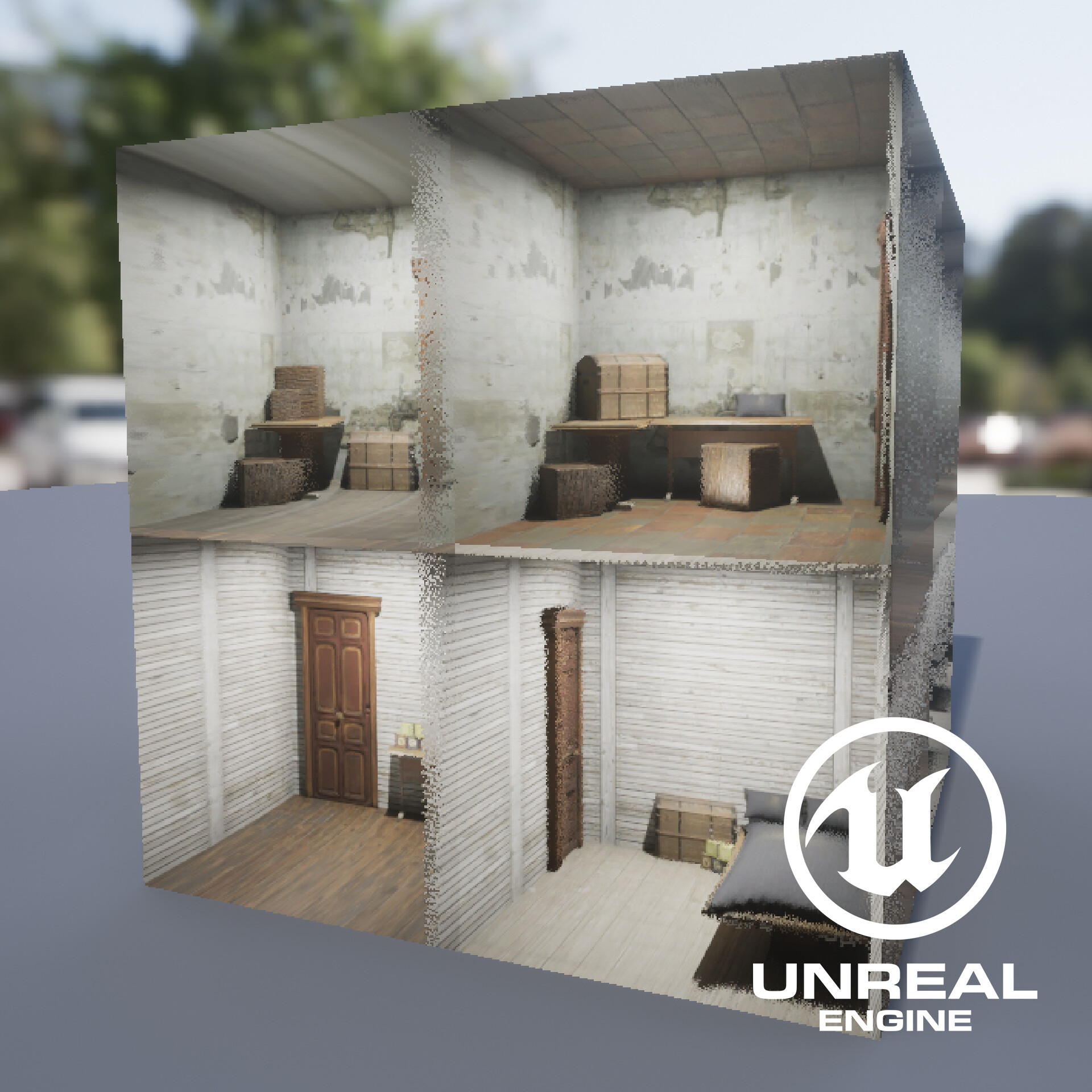 ArtStation - Fake Rooms Material - Unreal Engine