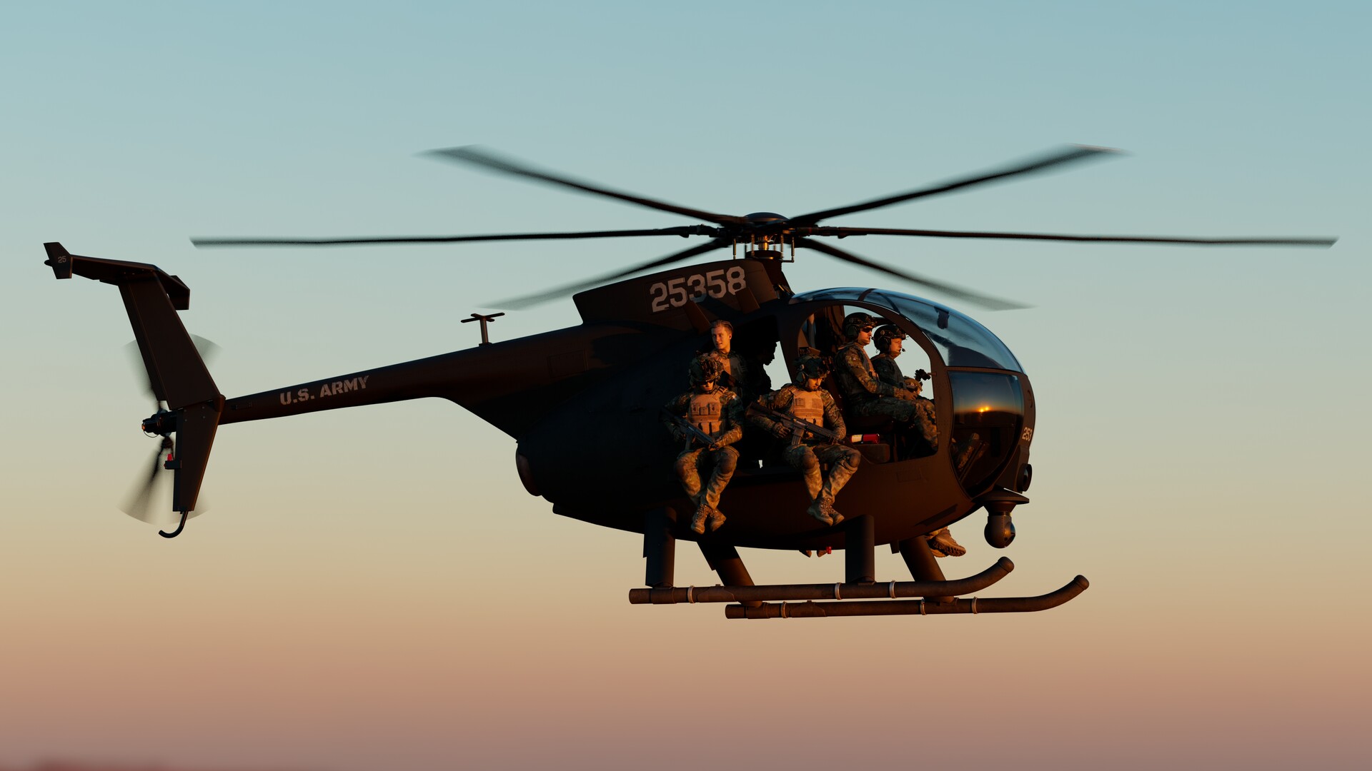 ArtStation - AH-6 / MH-6