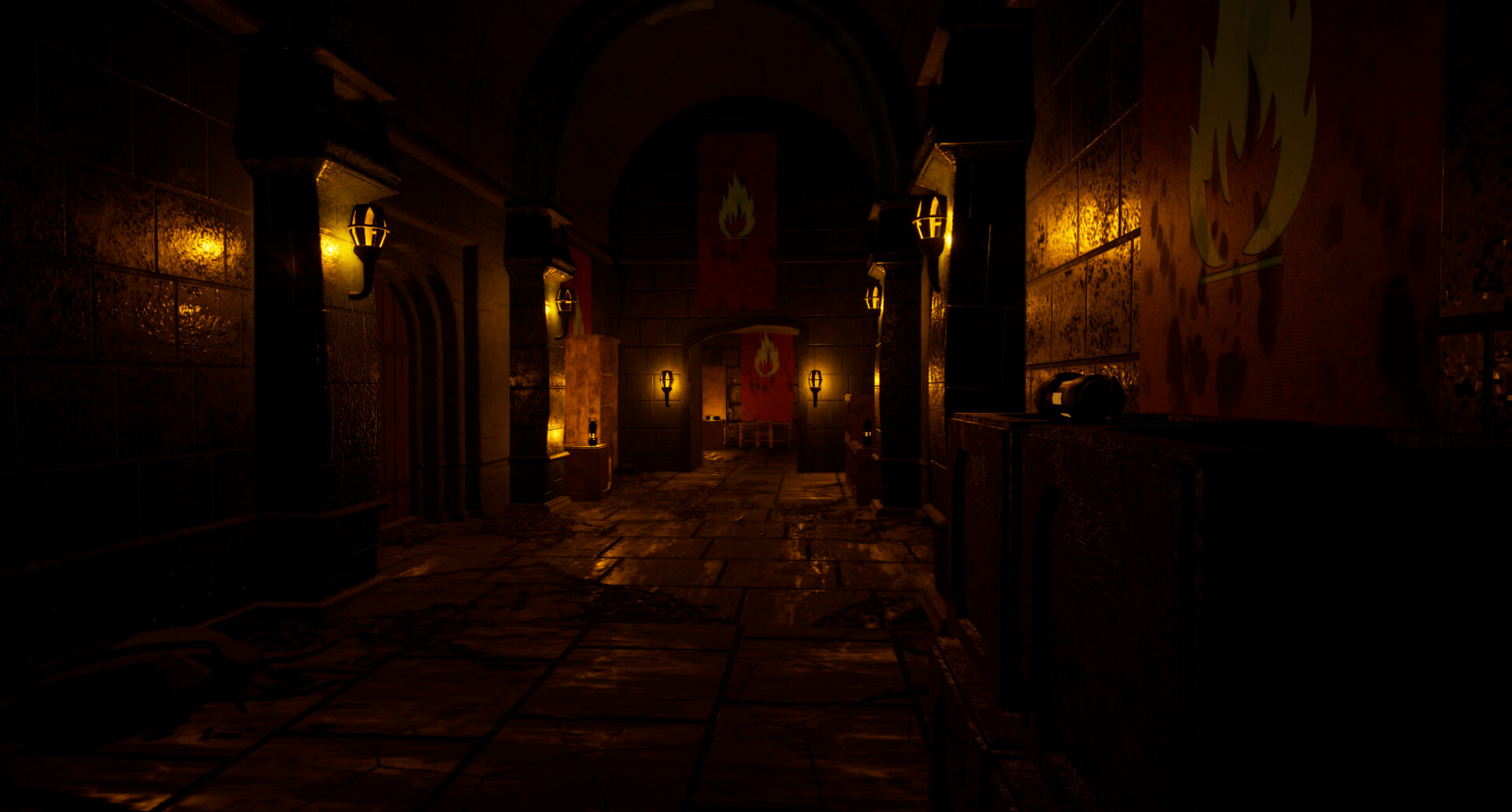 ArtStation - Dungeon Hallway