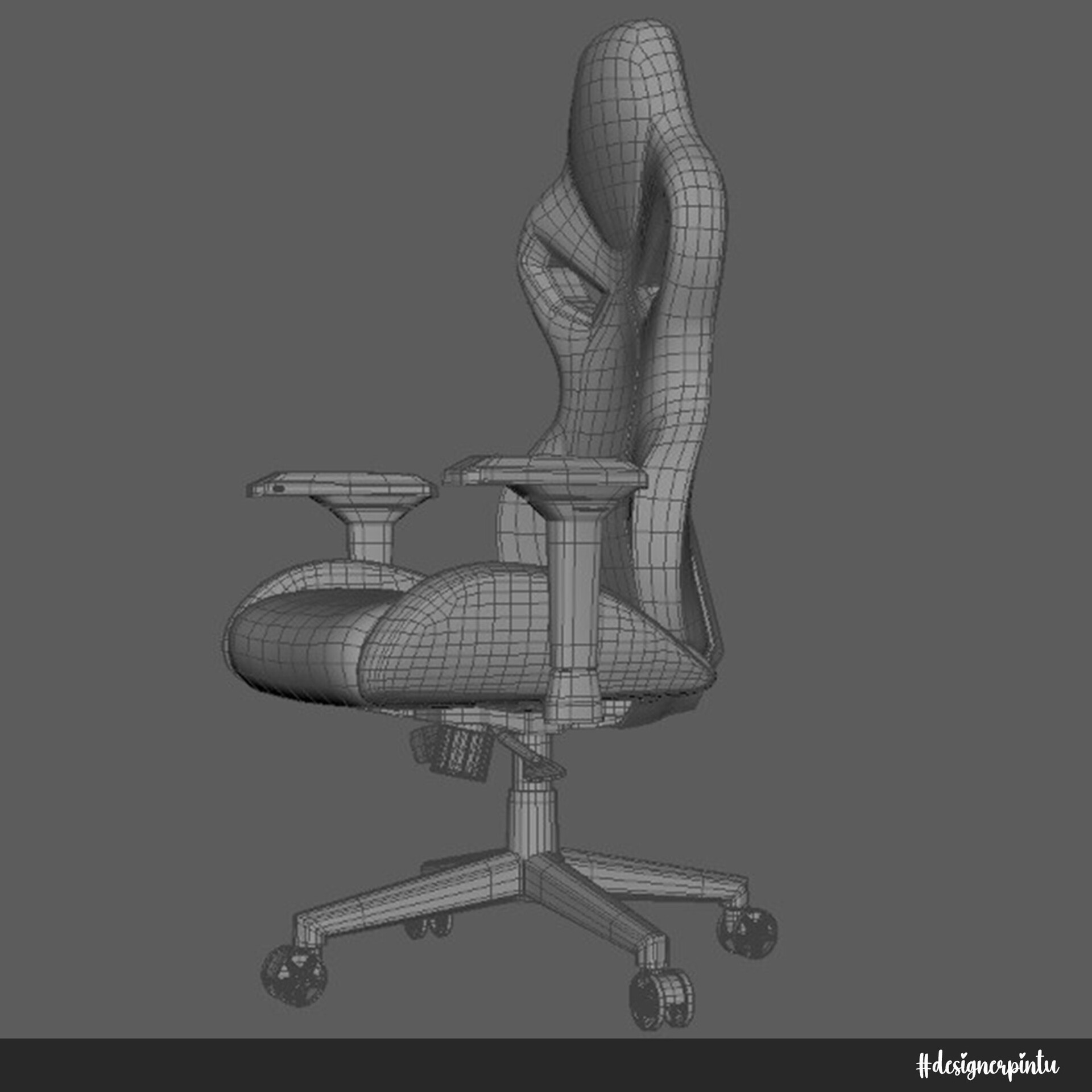 ArtStation - 3D GAMING CHAIR