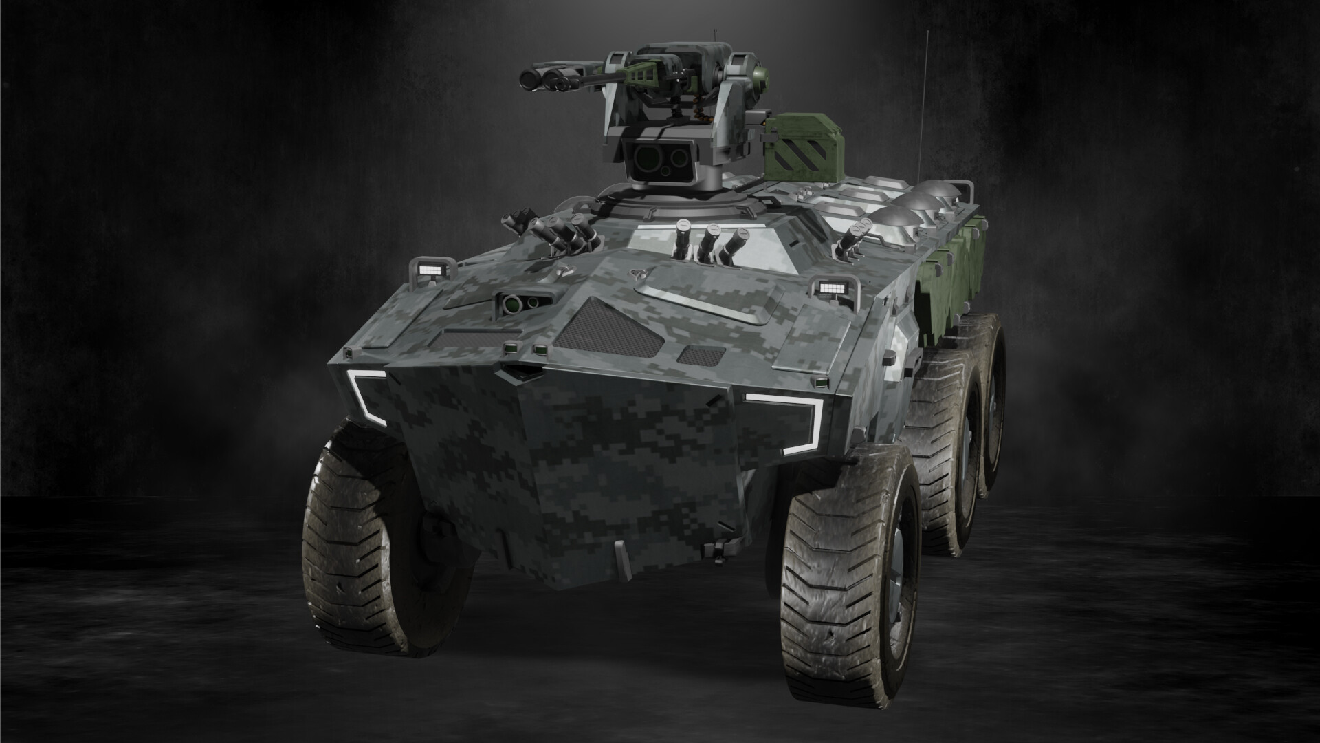 ArtStation - Sci-fi Armored Personal Carrier