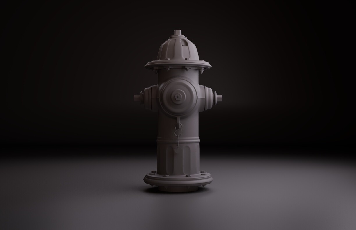 ArtStation - 3D Fire Hydrant Model