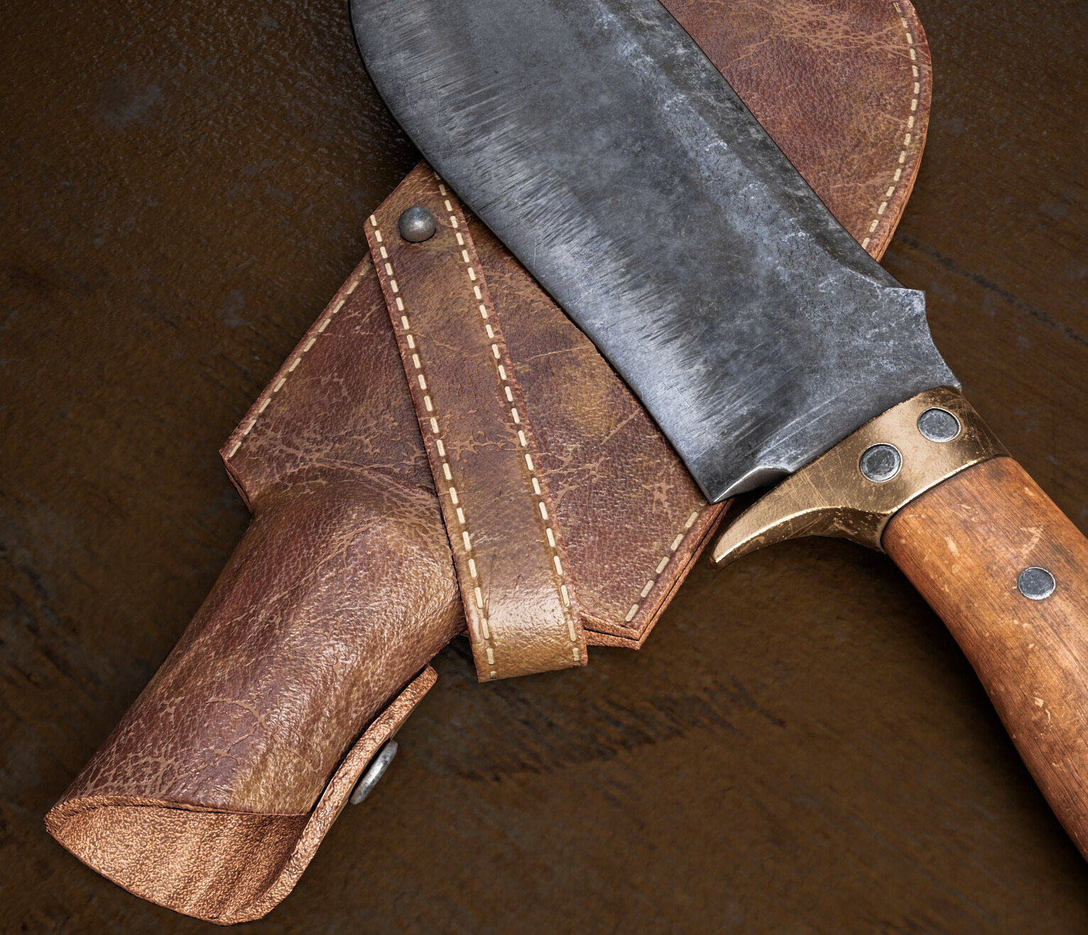 ArtStation - Dagger & Pouch