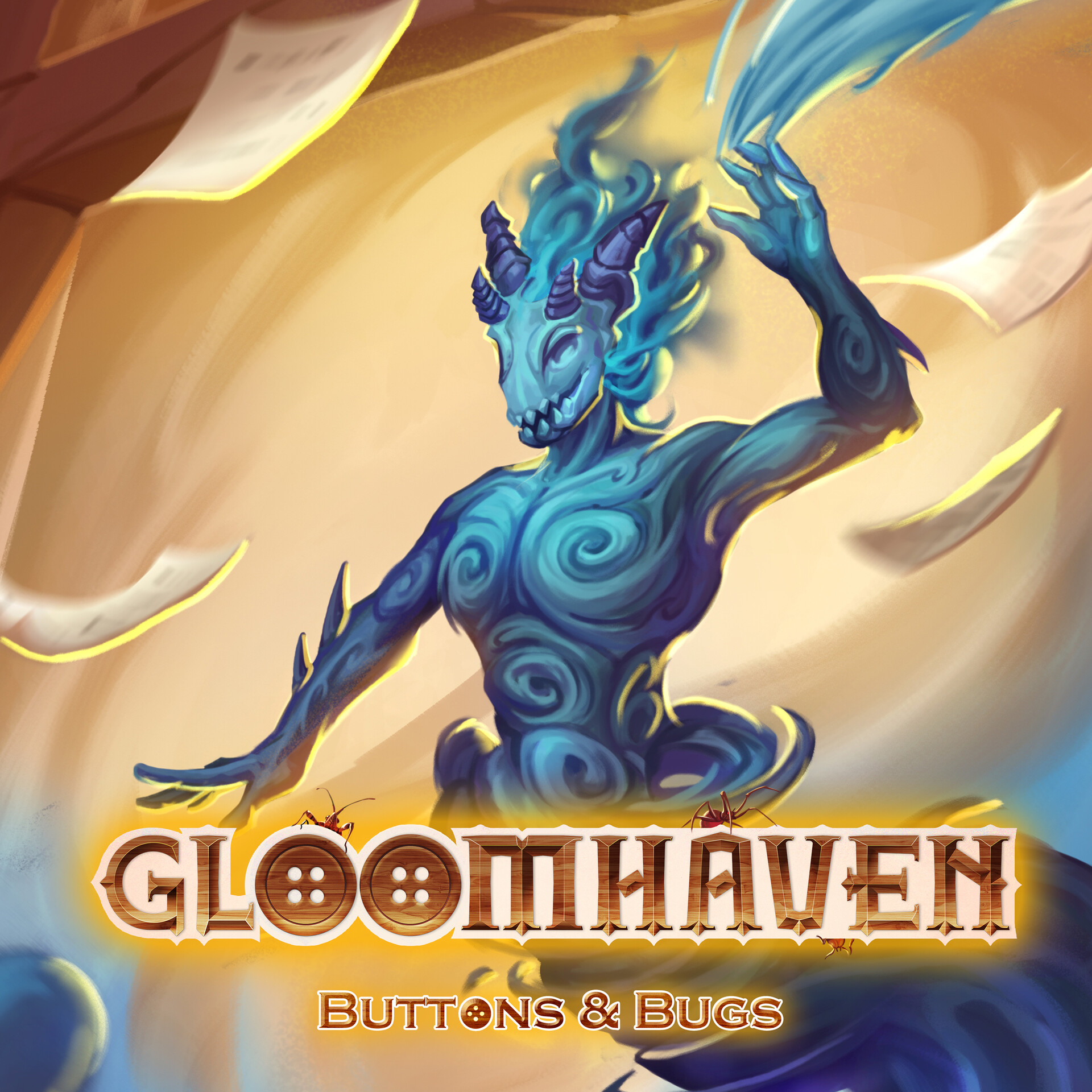 ArtStation - Gloomhaven Button & Bugs_Wind Demon