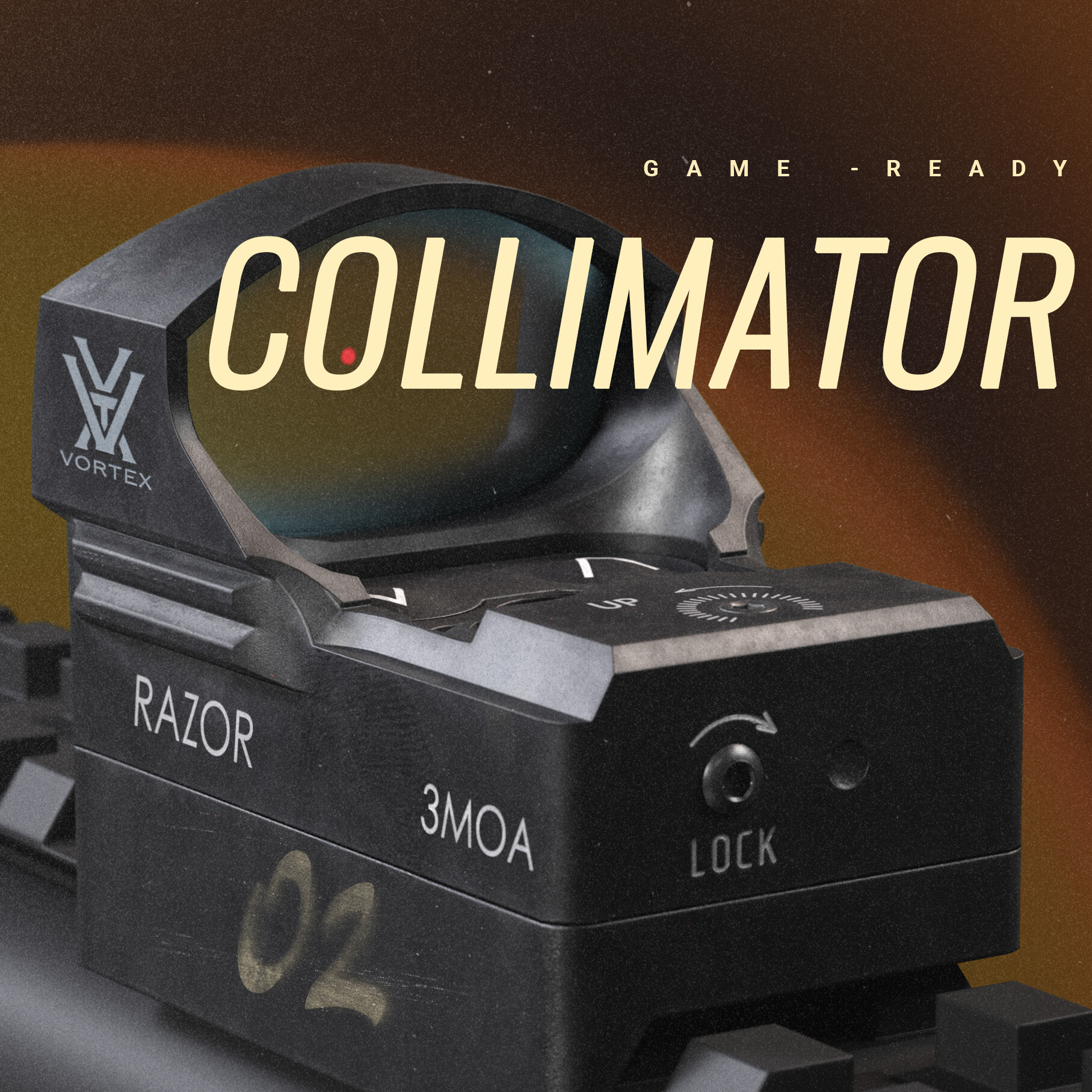 ArtStation - Vortex Razor Red Dot Collimator