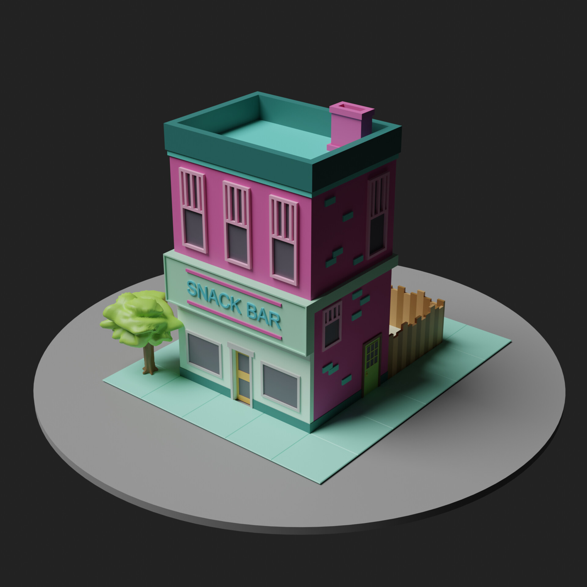 ArtStation - Isometric Building