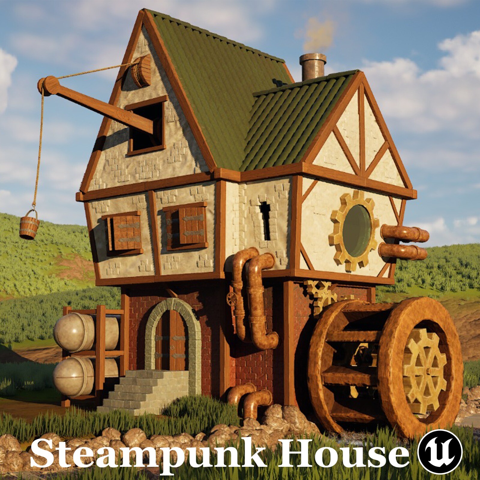 ArtStation - Steampunk House