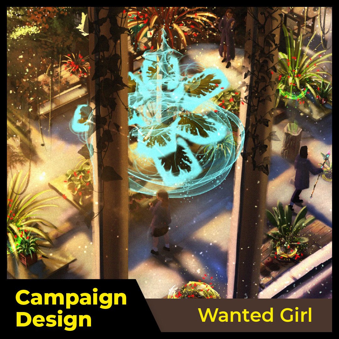 ArtStation - Campaign Design - Wanted Girl