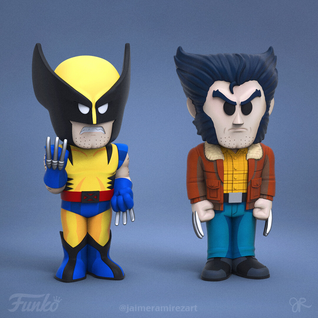 ArtStation - Funko: SODA X-Men '97 - Wolverine & Logan