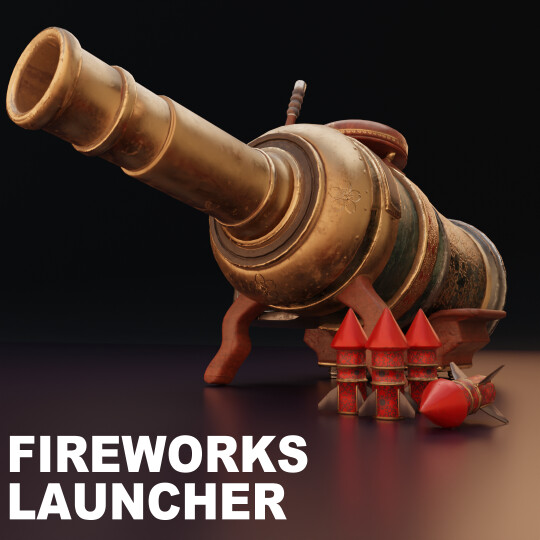 ArtStation - Fireworks Launcher