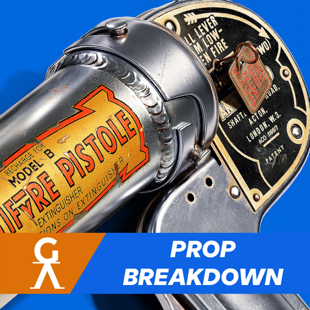 ArtStation - Fire Extinguisher Pistol - Prop Breakdown - Lily Dunn