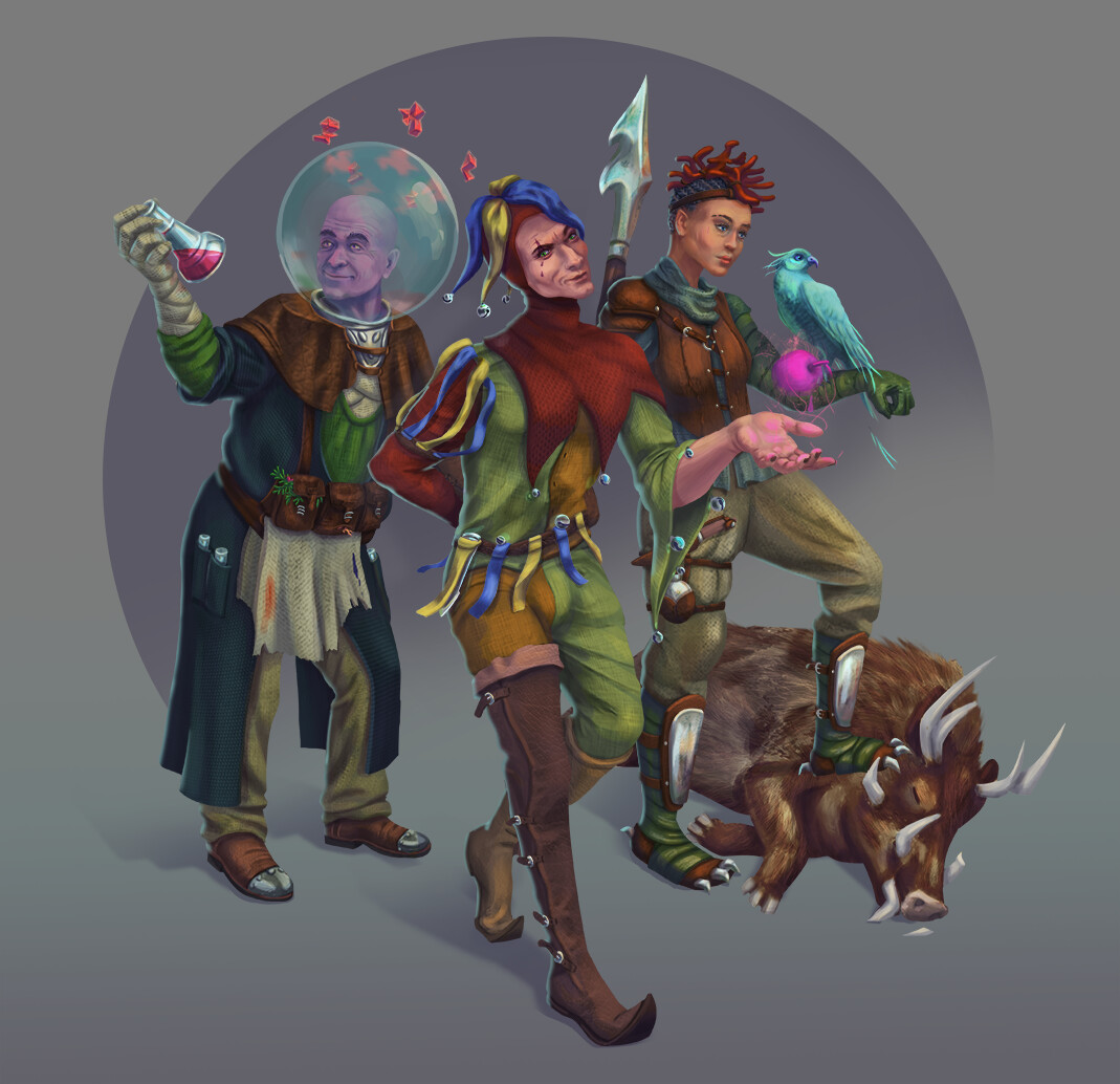 ArtStation - Fantasy characters