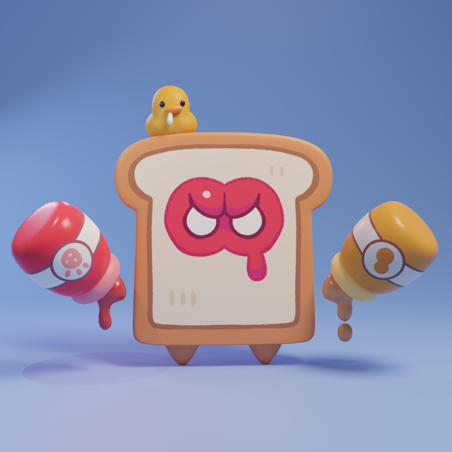 ArtStation - 3d Bread Models - Taiga Kayama