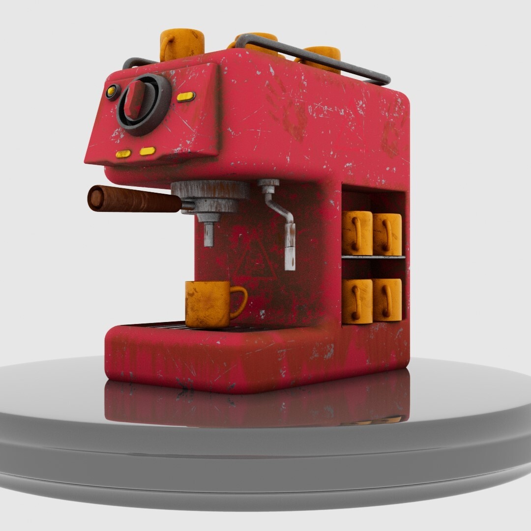 ArtStation - Coffee Machine Assets