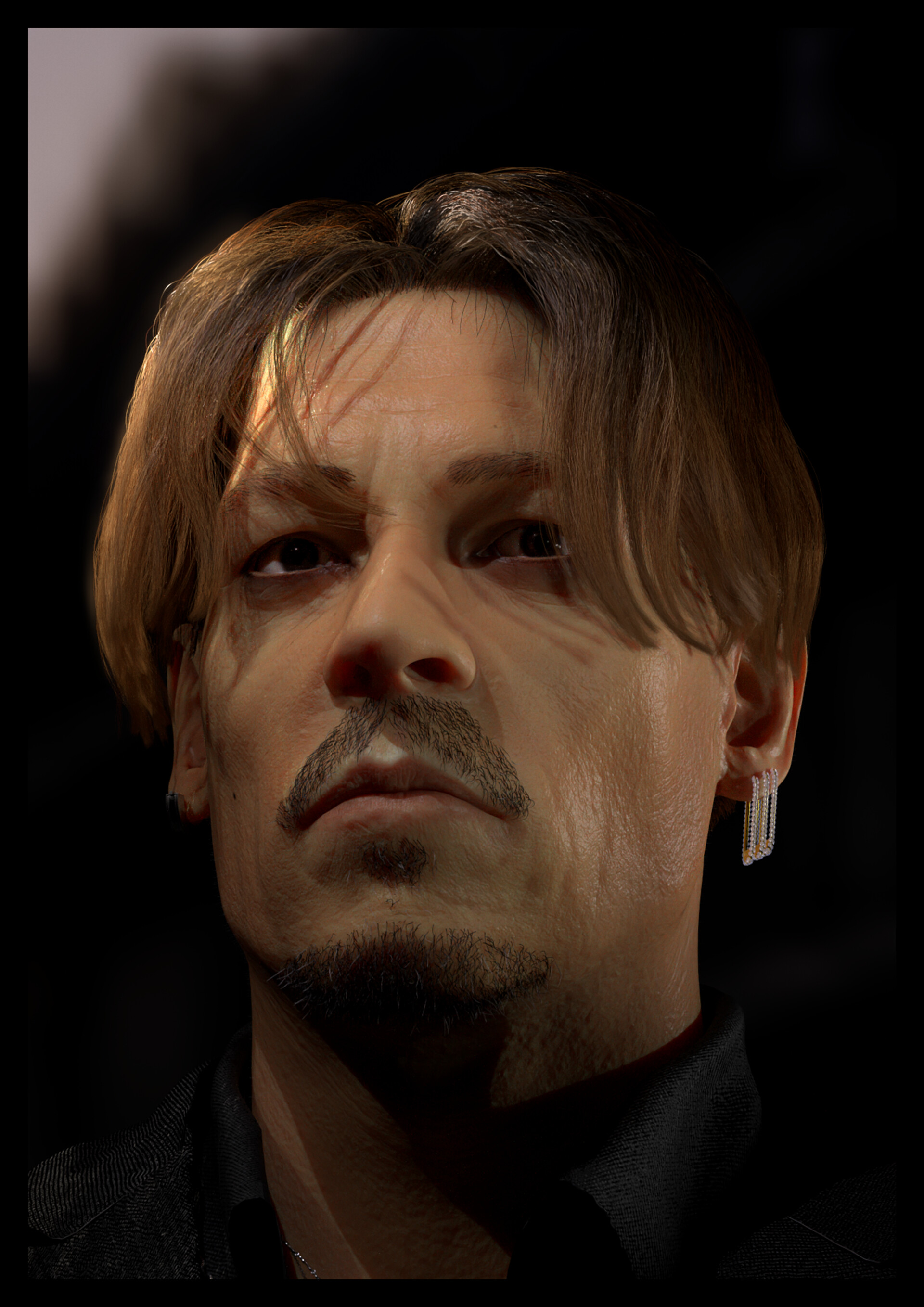 ArtStation - Johnny Depp | 3D Portrait Sculpt
