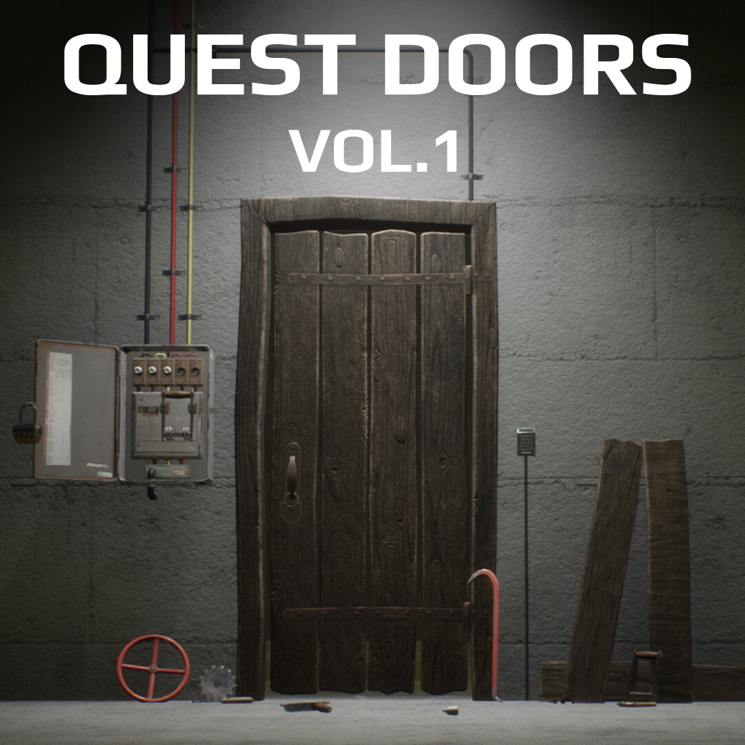 ArtStation - Doors Pack - Quest Door (Horror Collection)