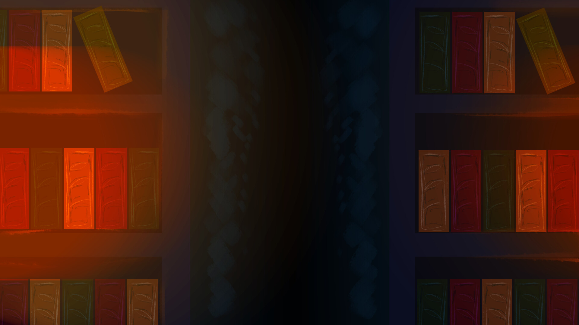 ArtStation - Assassin elf in the library LOOP animation.