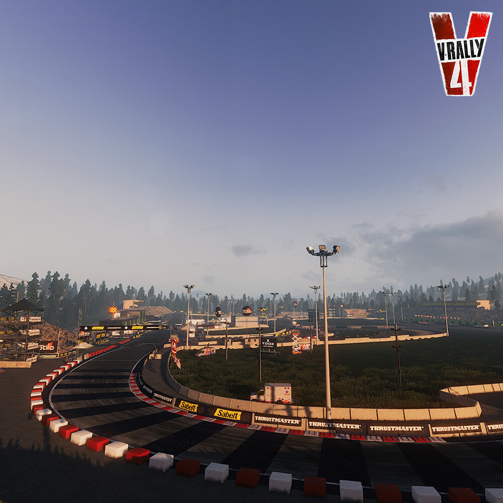 ArtStation - V-Rally 4 - Level Art - RallyCross