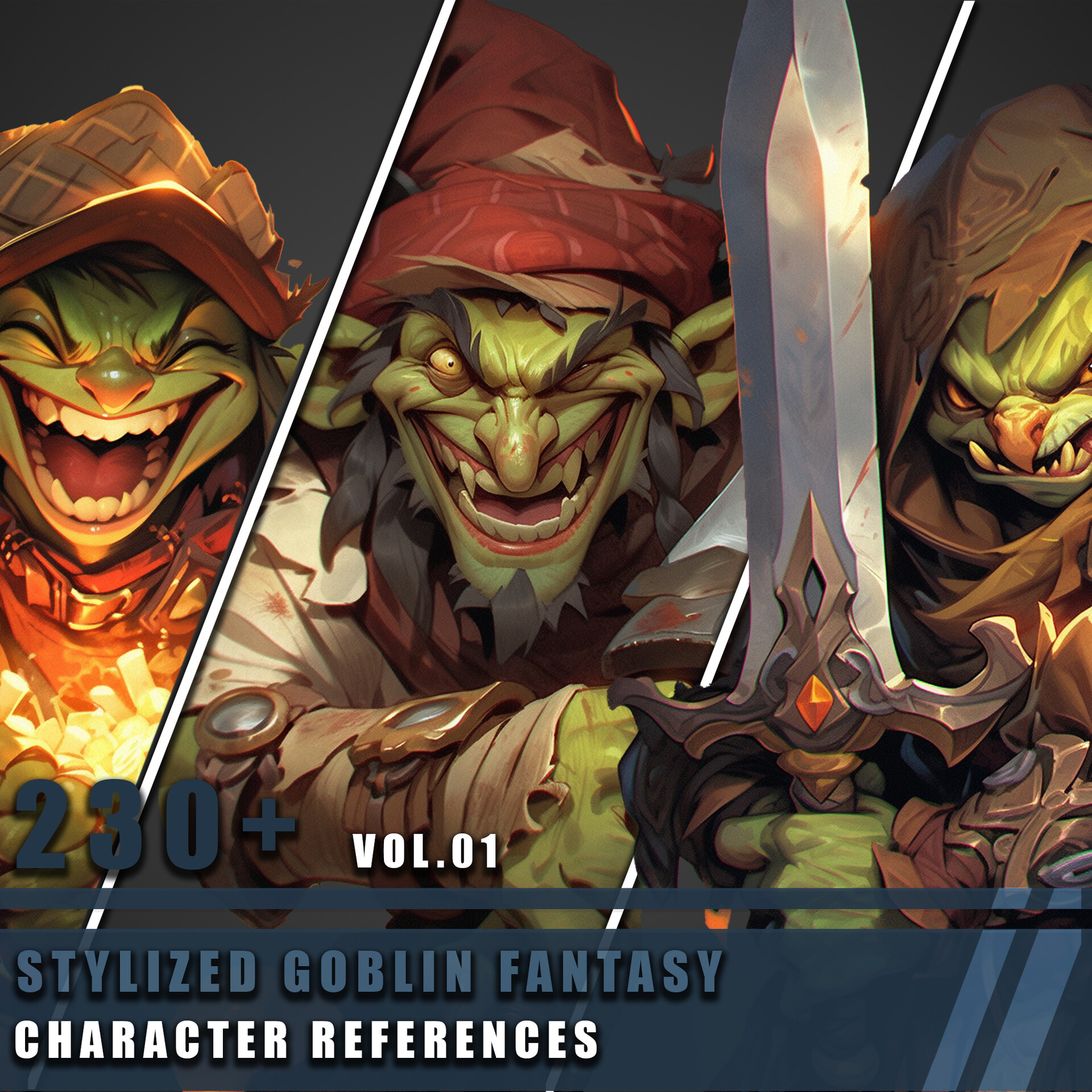 ArtStation - 230+ Stylized Goblin Fantasy - Character References Vol.01