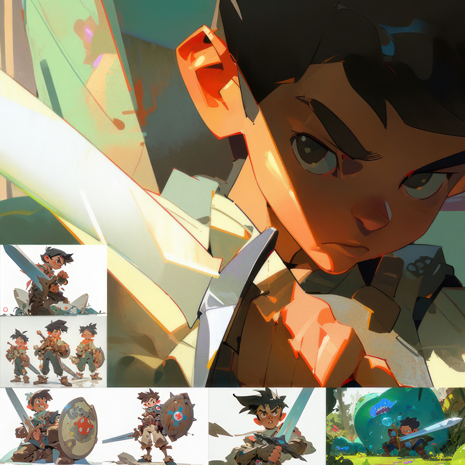 ArtStation - Ethan and the Scout Sentinels - Short Story