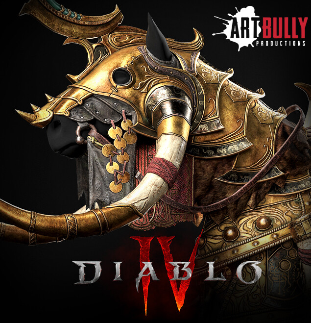 ArtStation - Diablo IV - Mount Armor - 01