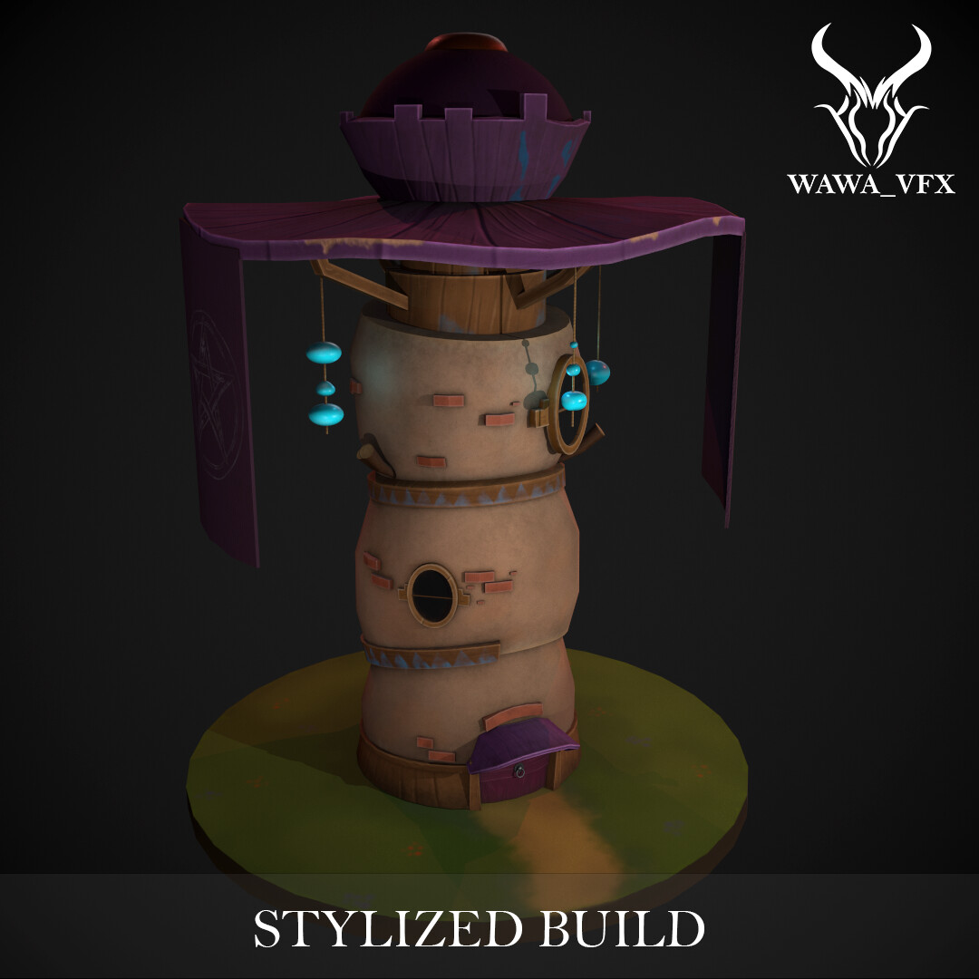 ArtStation - Wizard Build - Hand Painted