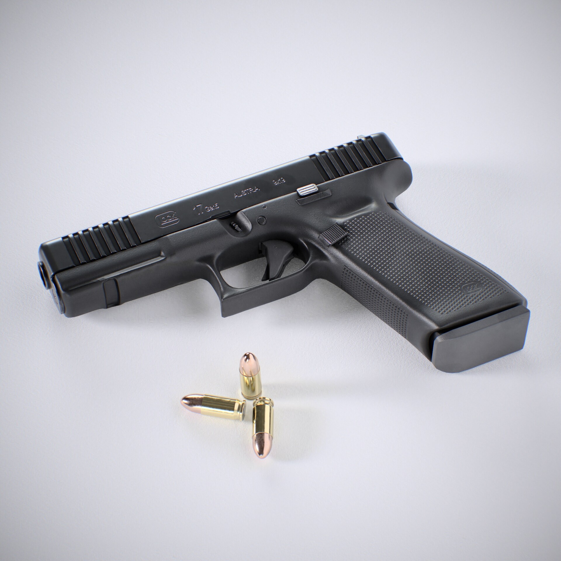 ArtStation - Glock 17 GEN 5 - Game Asset
